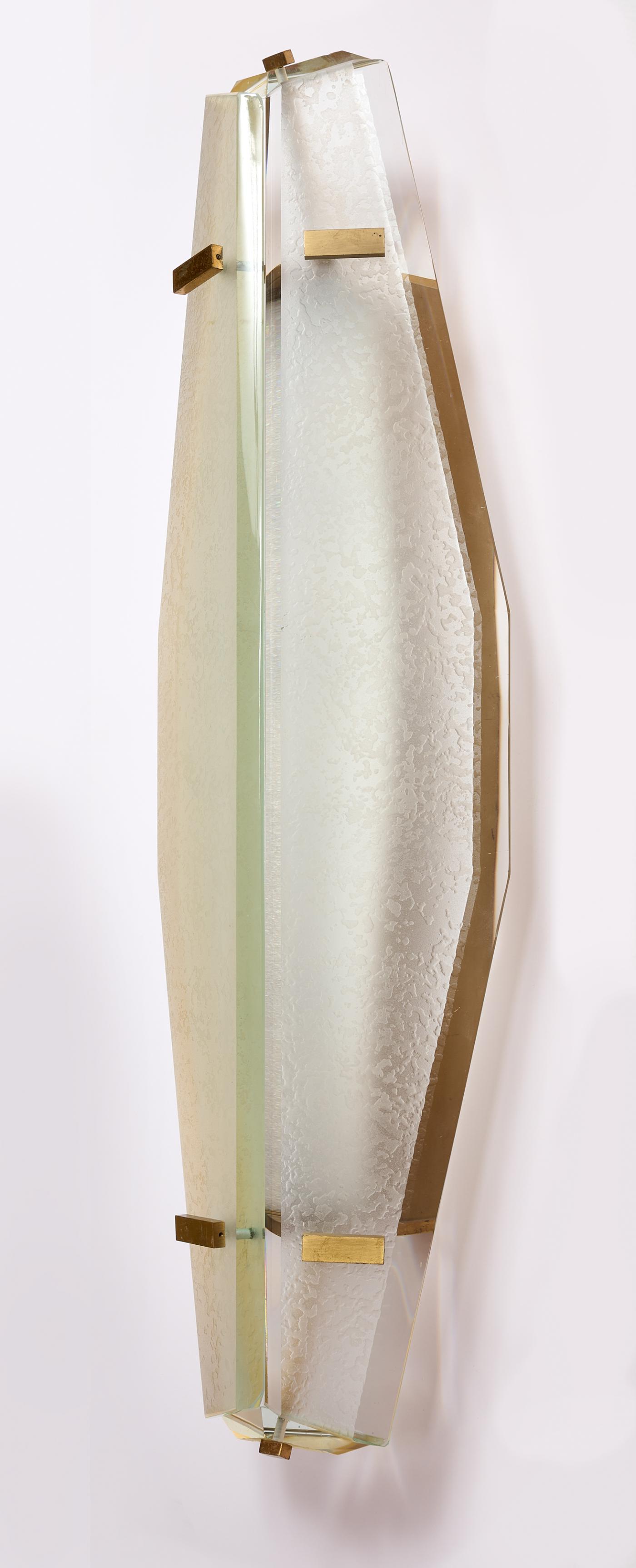 Max Ingrand - Exceptional Monumental Pair of Max Ingrand Sconces for ...