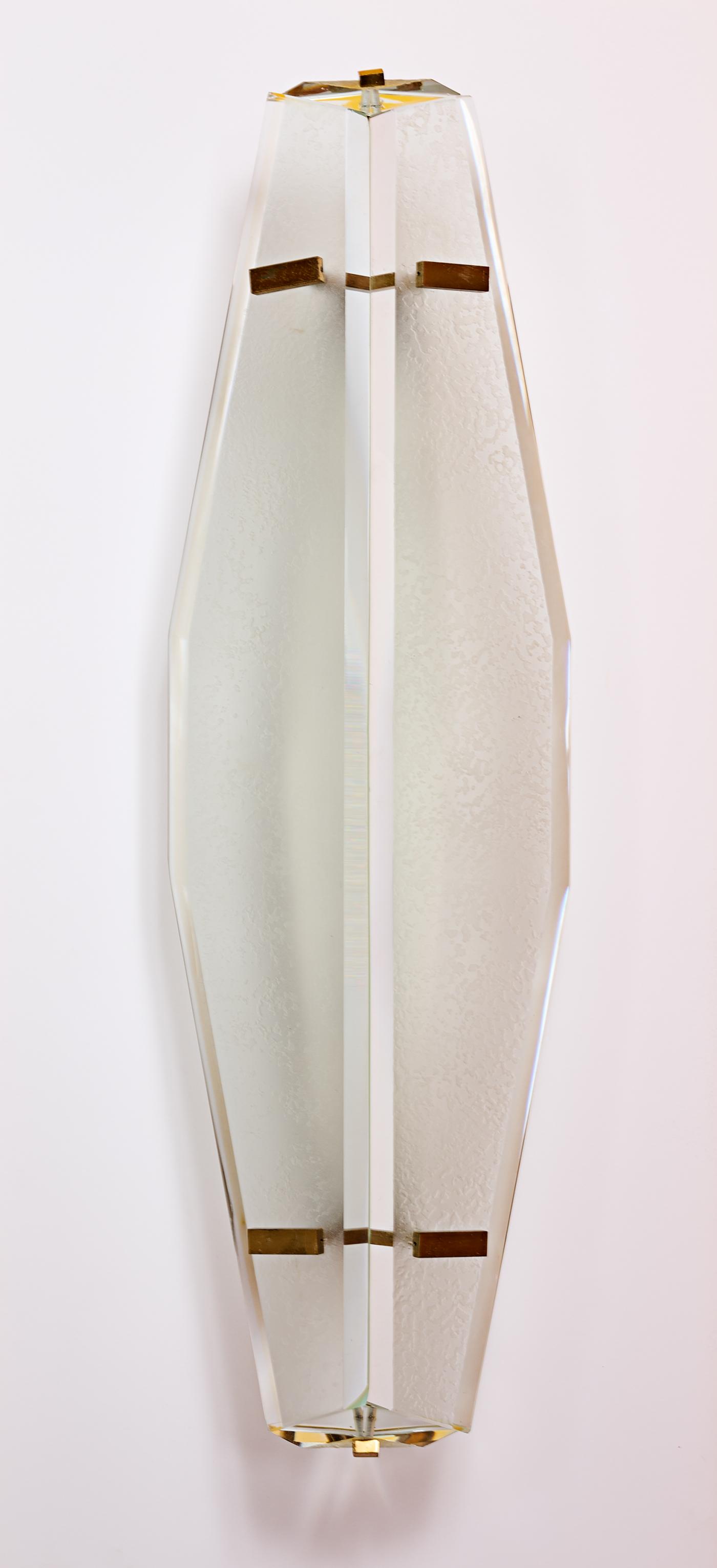 Max Ingrand - Exceptional Monumental Pair of Max Ingrand Sconces for ...