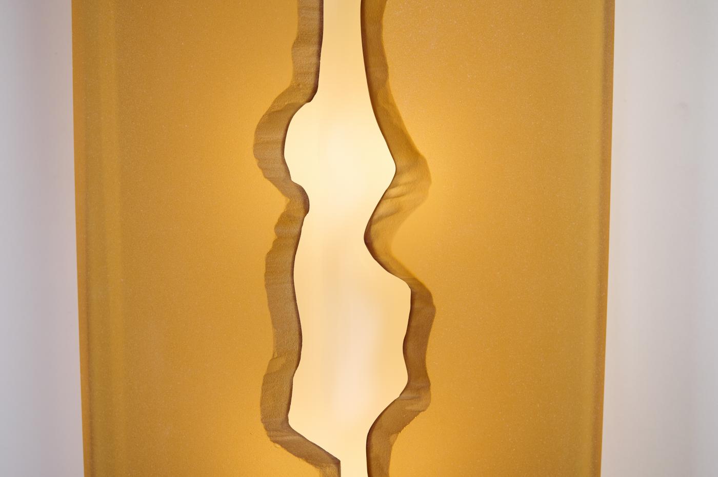 Max Ingrand - Max Ingrand Exceptional Pair of Colored Glass Sconces ...
