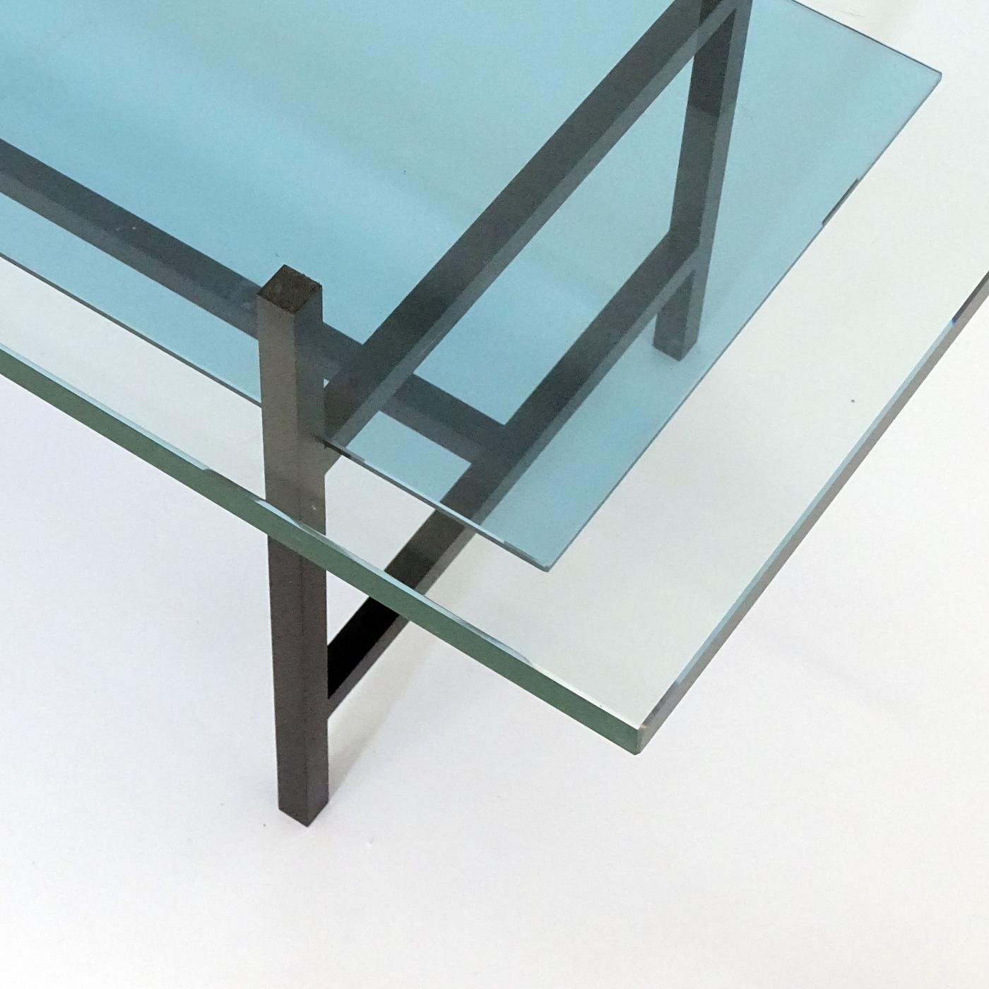 Max Ingrand - Max Ingrand Minimalistic Two Tier Coffee Table for ...