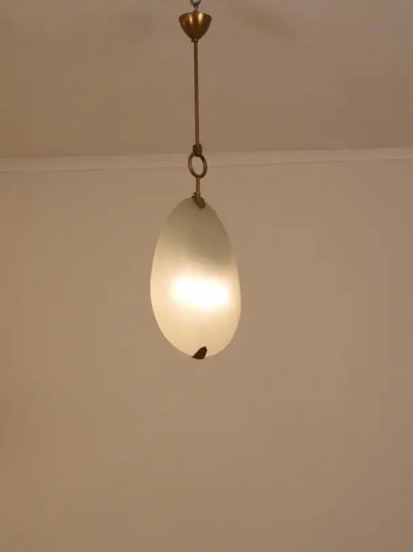 Max Ingrand - Max Ingrand for Fontana Art pendant light. Italy c1950