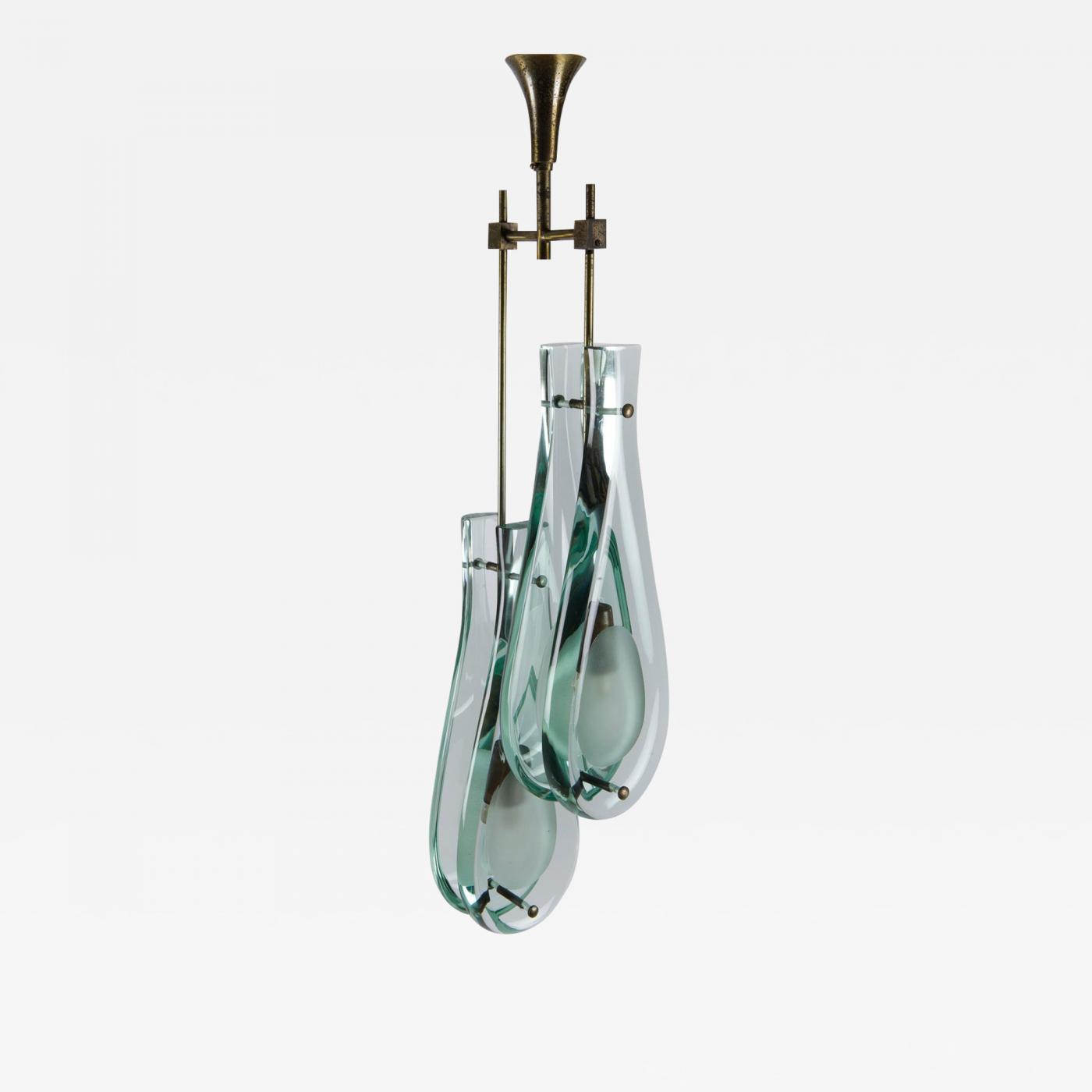 Max Ingrand - Model '2259/2' Ceiling Pendant By Max Ingrand for Fontana ...
