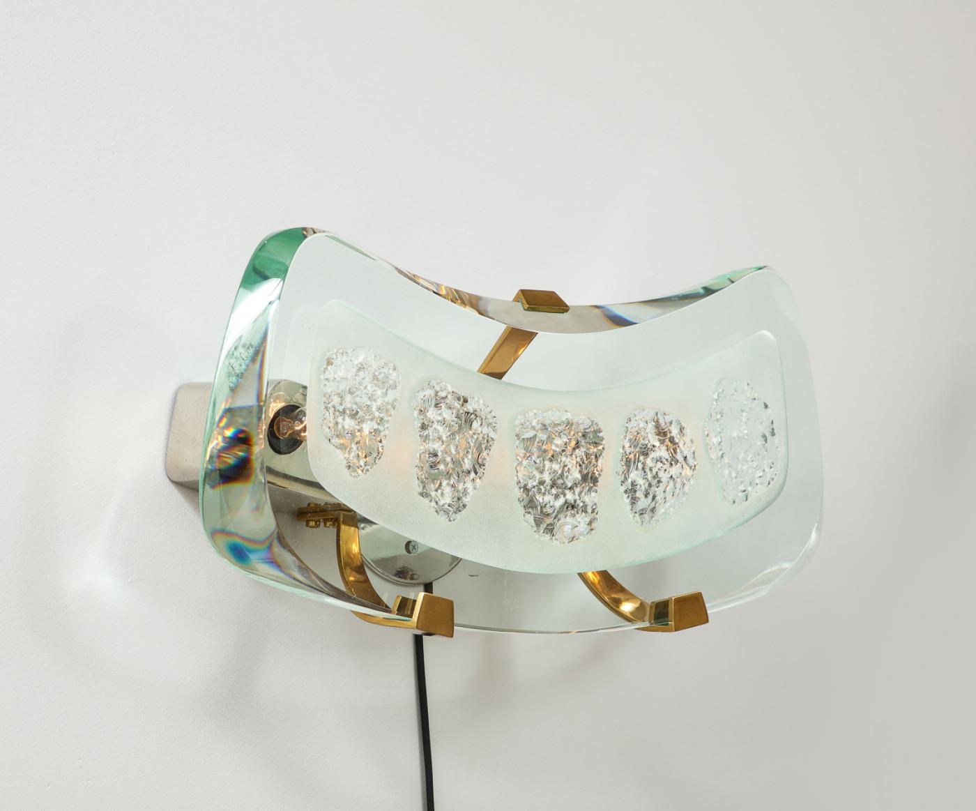 Max Ingrand - No. 1598 Wall Light by Max Ingrand for Fontana Arte