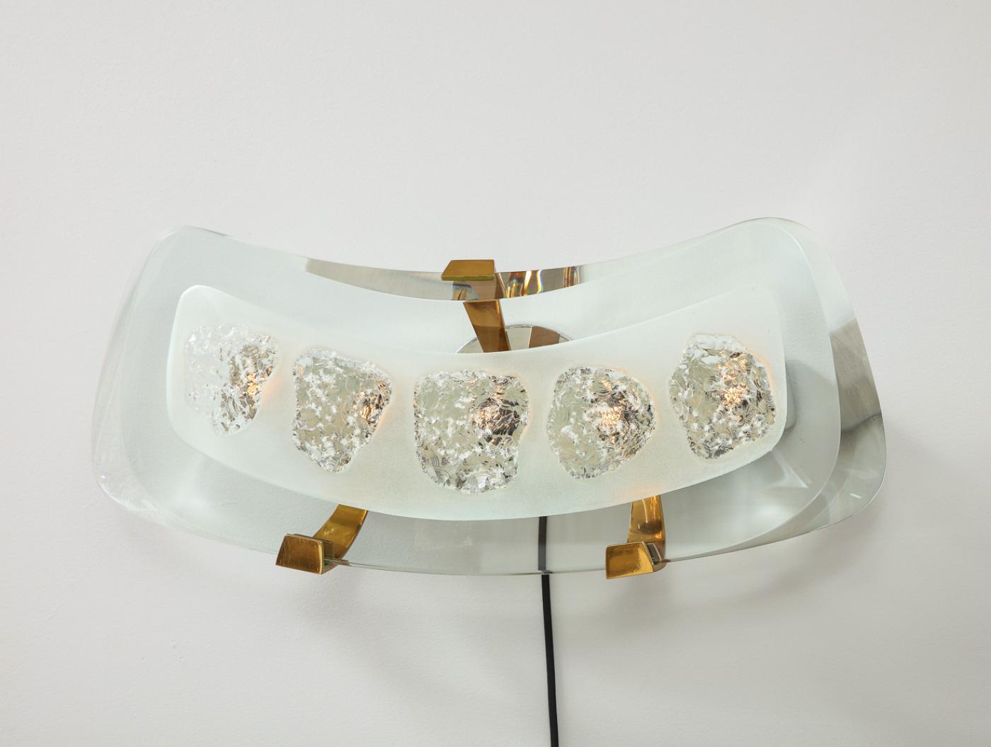 Max Ingrand - No. 1598 Wall Light by Max Ingrand for Fontana Arte