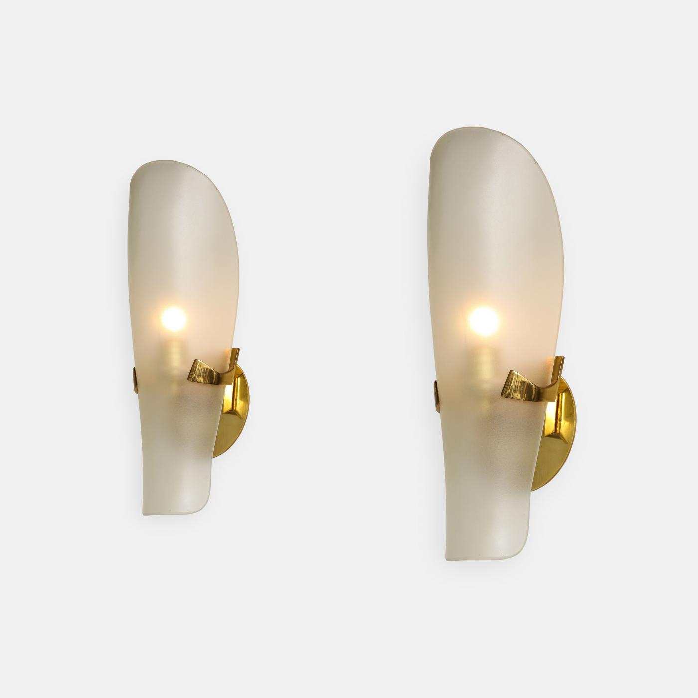 Max Ingrand - Rare Pair of Sconces Model 1636 by Max Ingrand