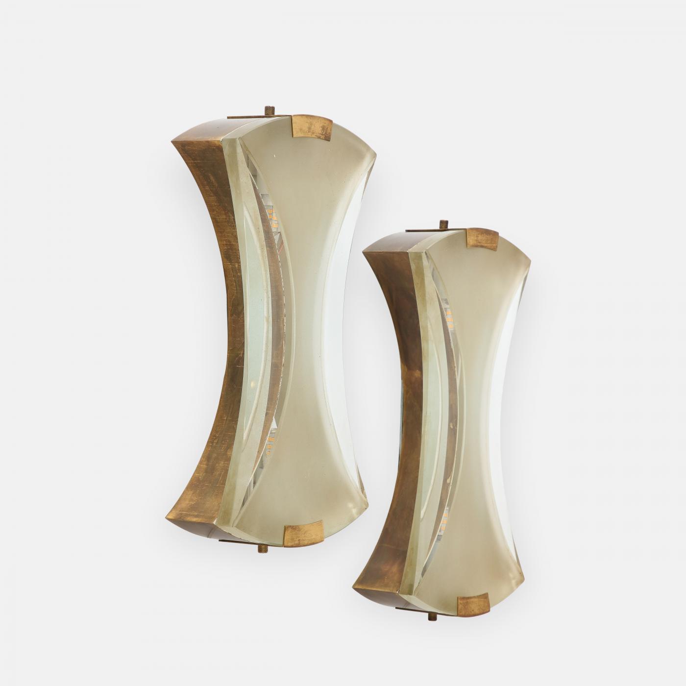 Max Ingrand - Rare Pair of Sconces Model 2225 by Max Ingrand