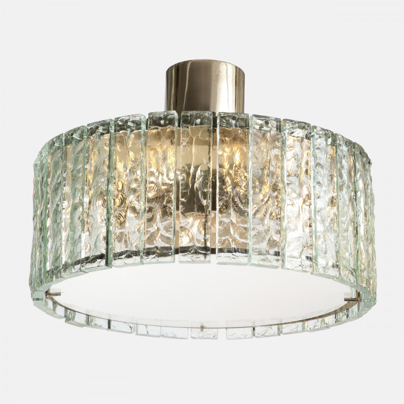 Max Ingrand - Semi-Flush Mount Ceiling Light Model 2448 by Max Ingrand