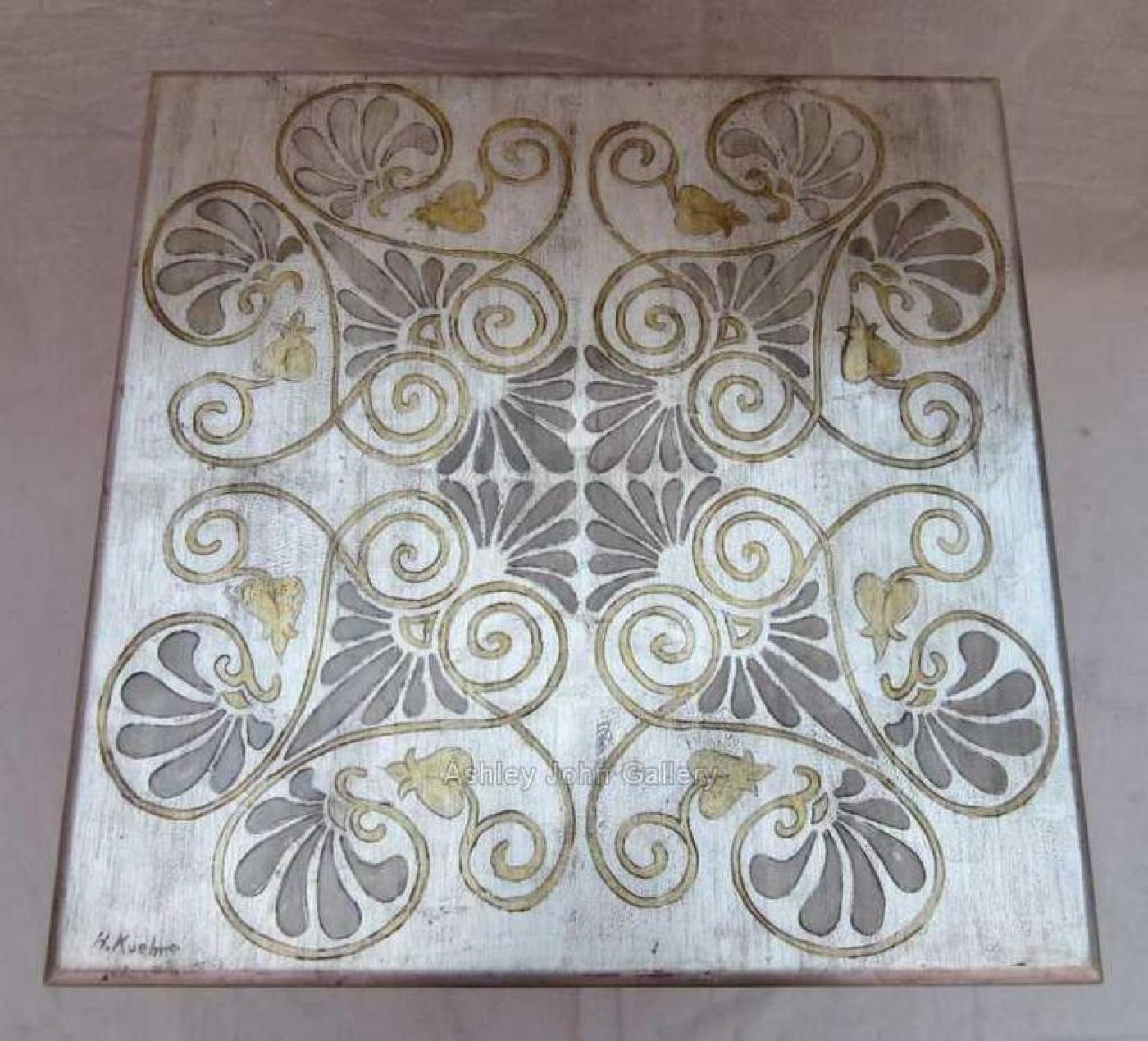 Max Kuehne - Sgraffito Side Tables, Max Kuehne Design