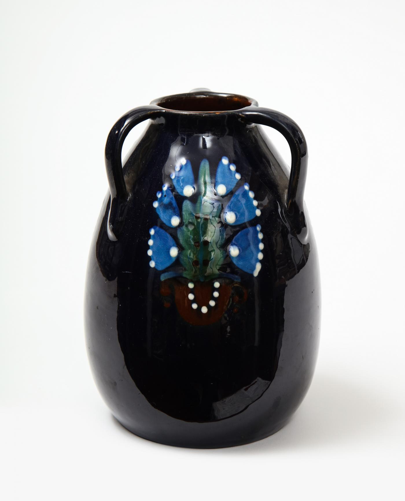 Max Laeuger - Glazed Ceramic Vase by Max Laeuger, Germany, Early 20th C.