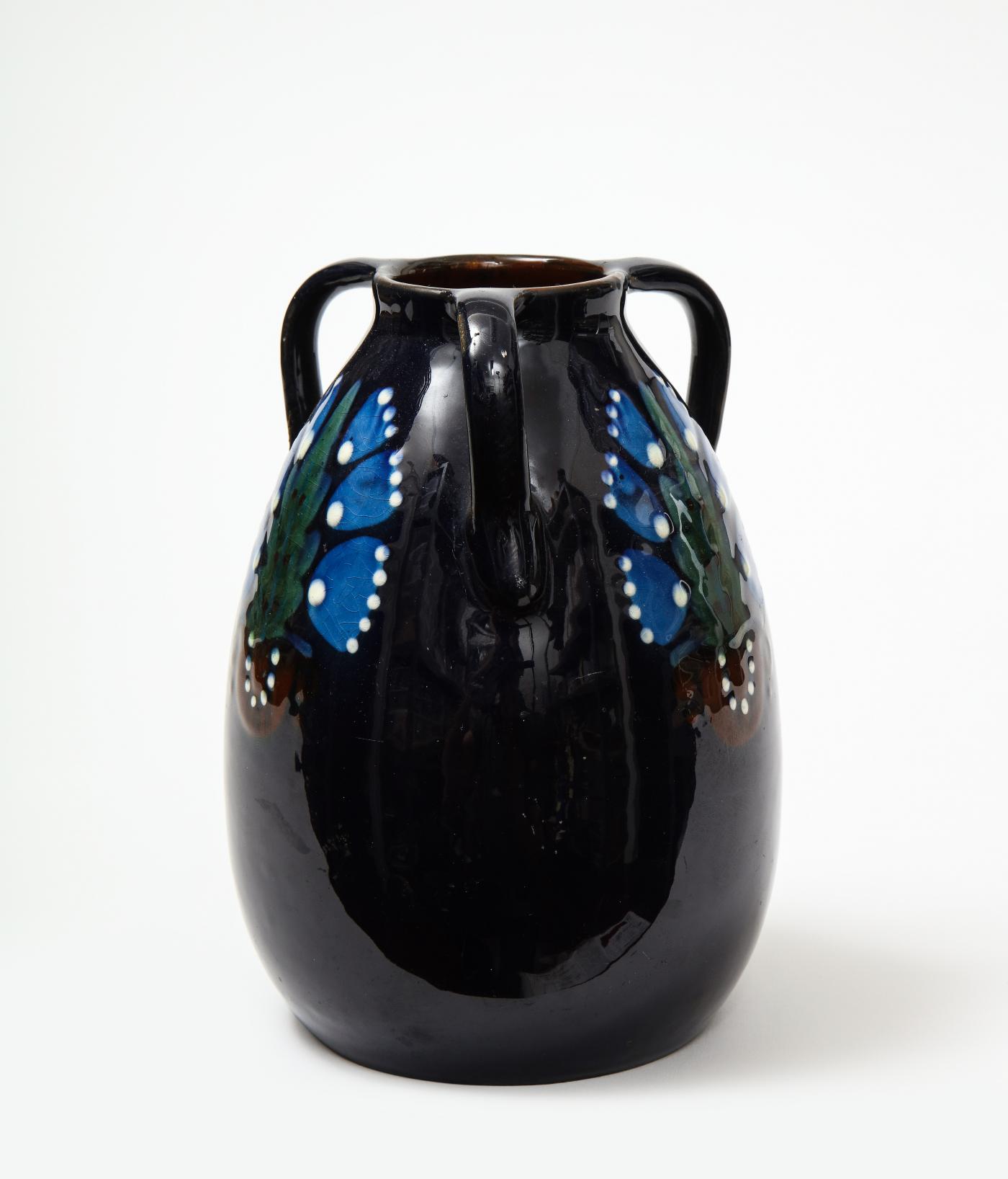 Max Laeuger - Glazed Ceramic Vase by Max Laeuger, Germany, Early 20th C.