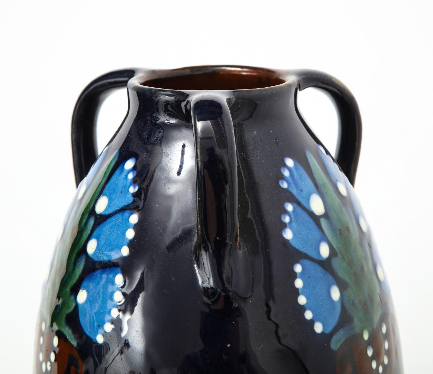 Max Laeuger - Glazed Ceramic Vase by Max Laeuger, Germany, Early 20th C.