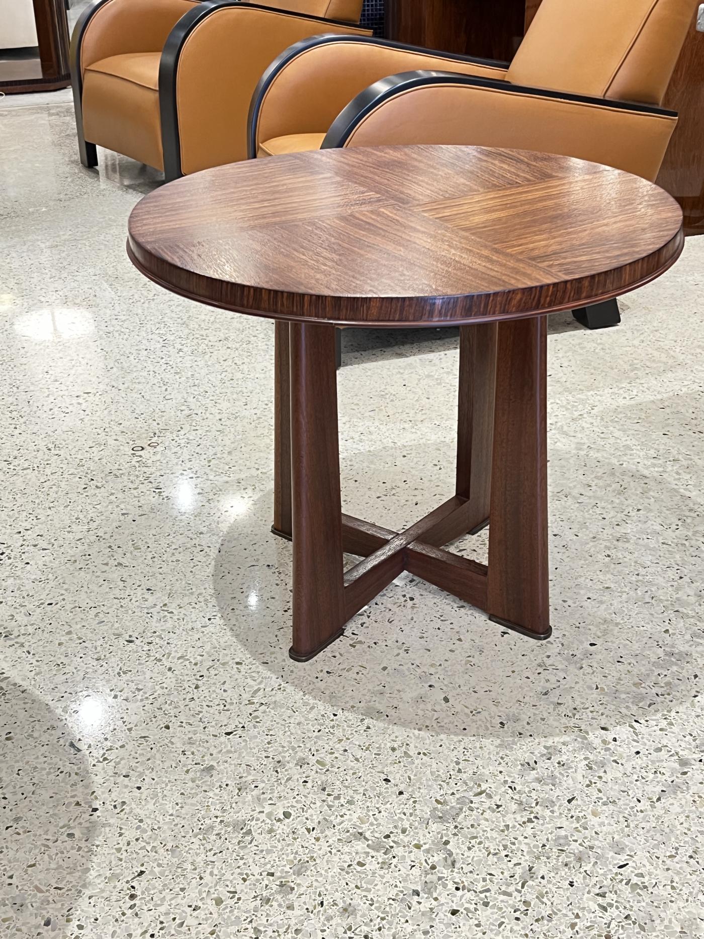Maxime Old - Art Deco Round Coffee/Side Table by Maxime Old