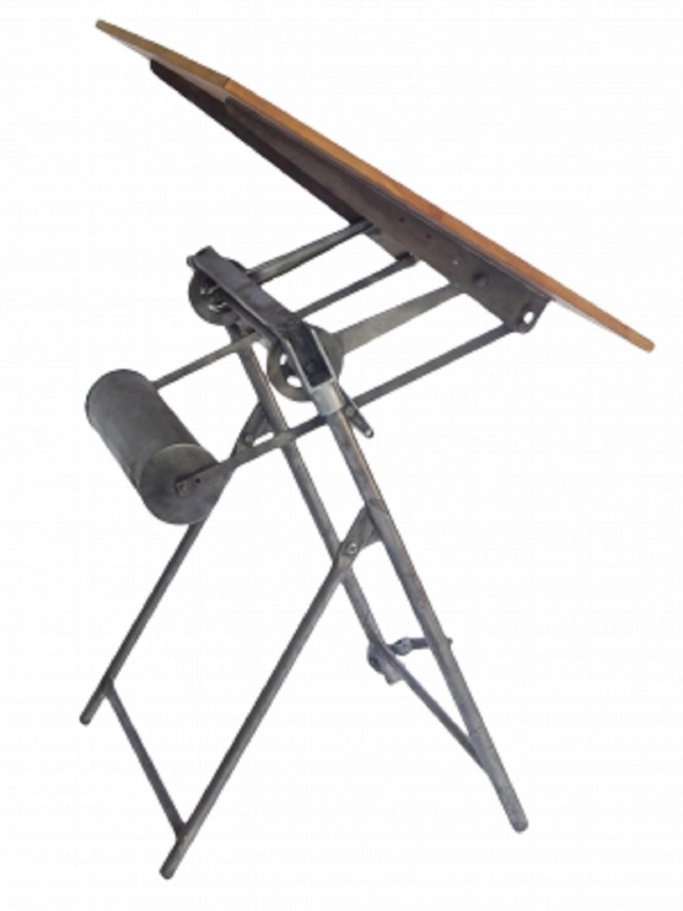 Mechanical Drafting Table And Stool