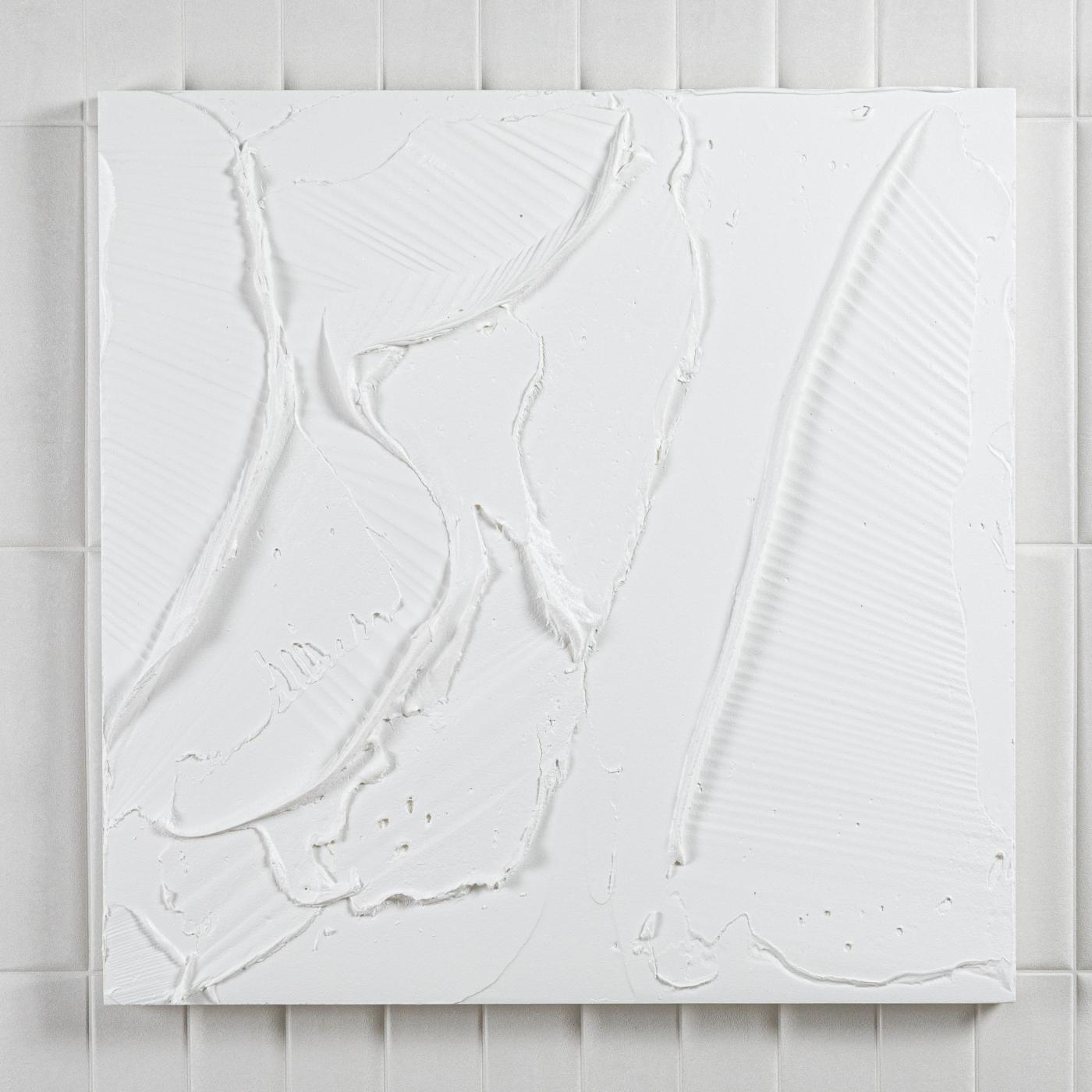 Michael Allen - Modern Textural Monochromatic Painting by Michael Allen