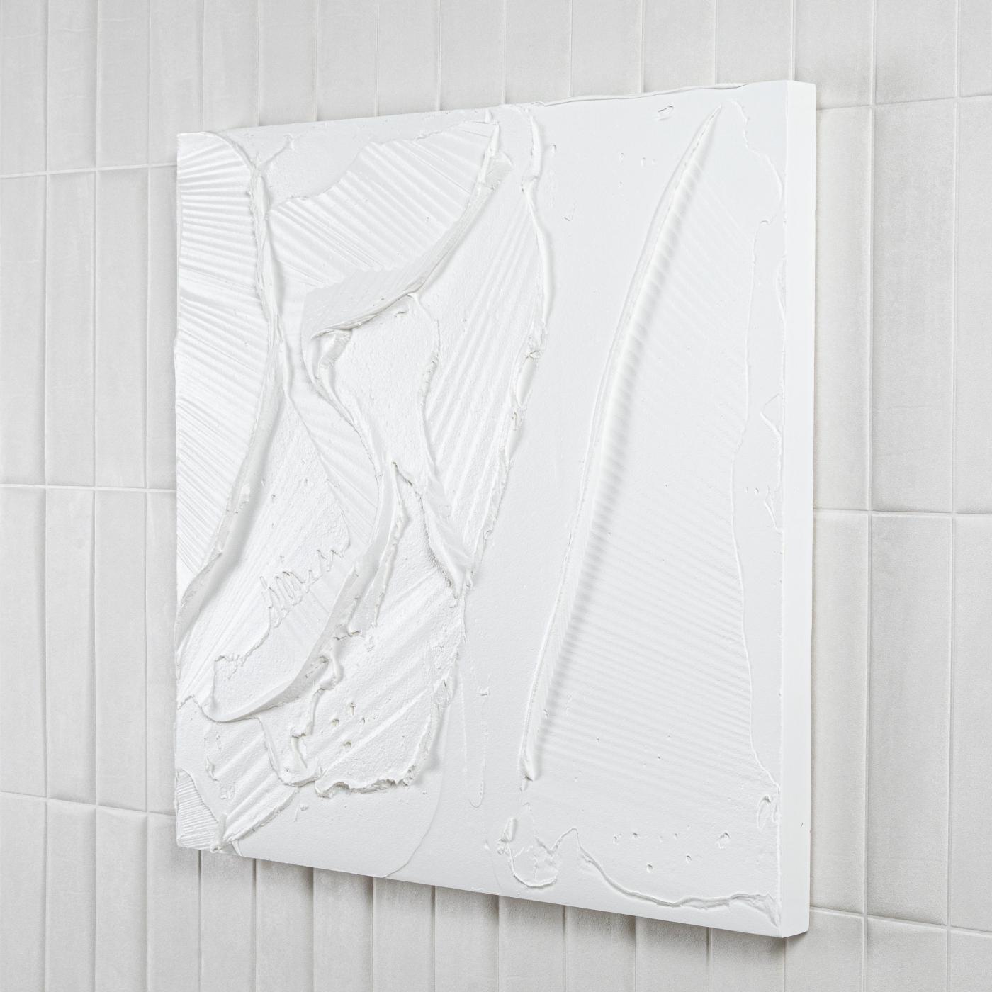 Michael Allen - Modern Textural Monochromatic Painting by Michael Allen