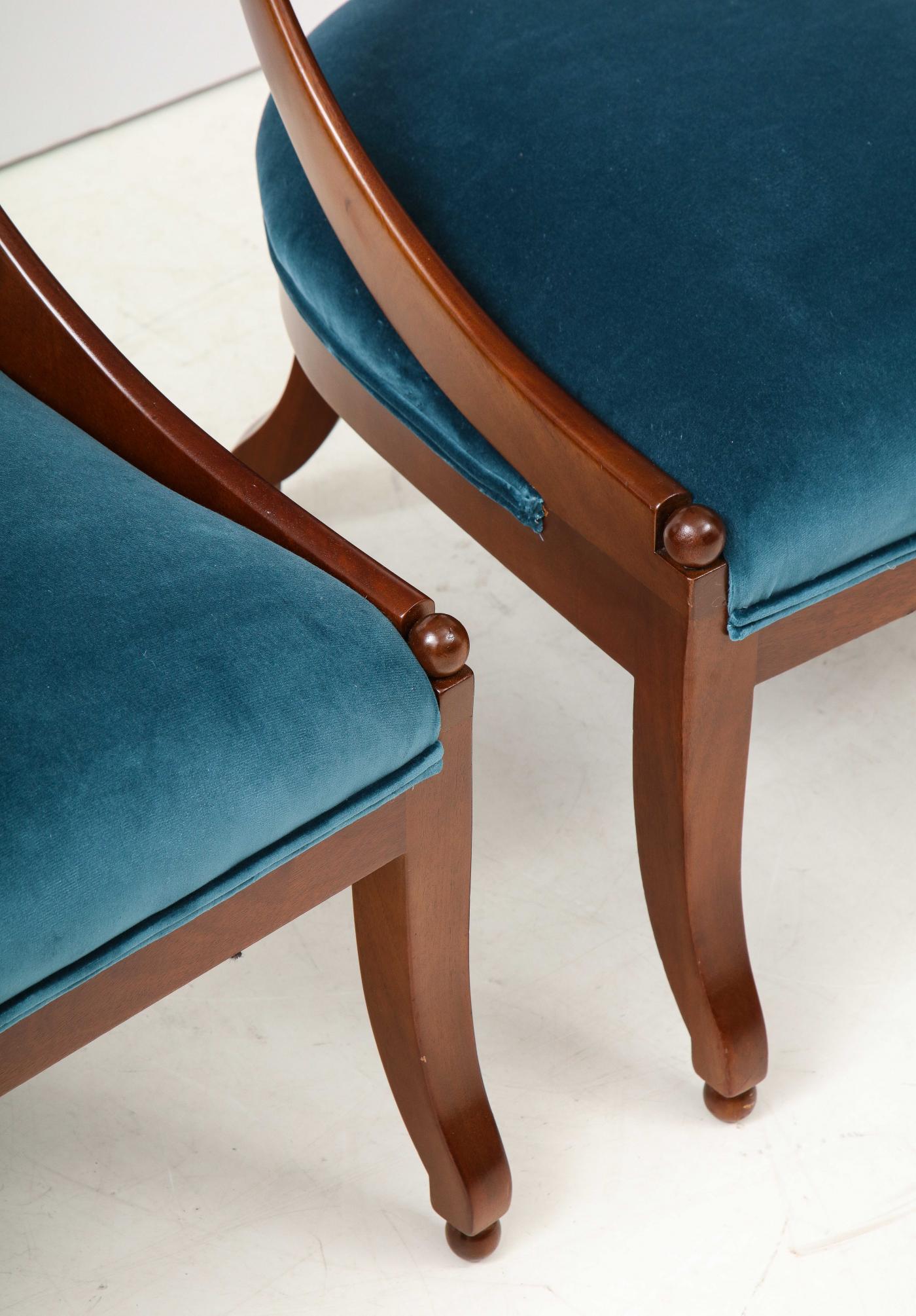 Michael Taylor - Michael Taylor For Baker Spoon Back Slipper Chairs