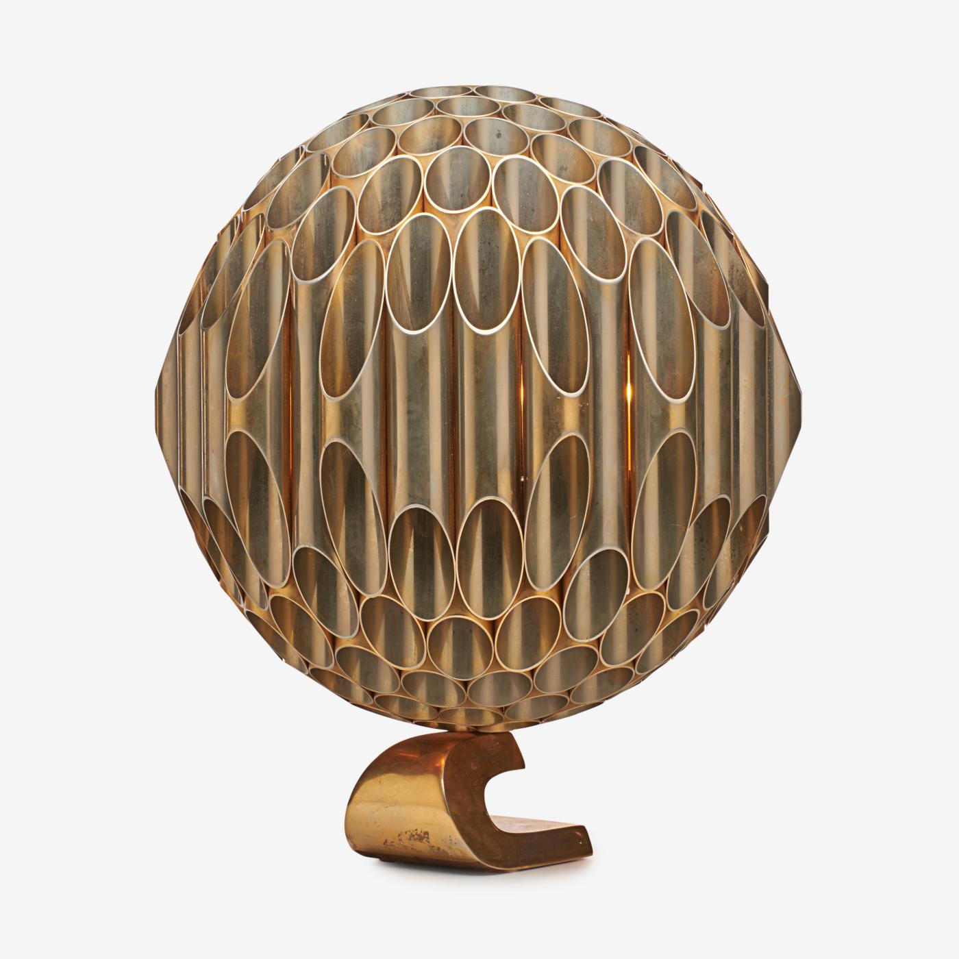 Michel Armand - Rare Ruche Boule Lamp