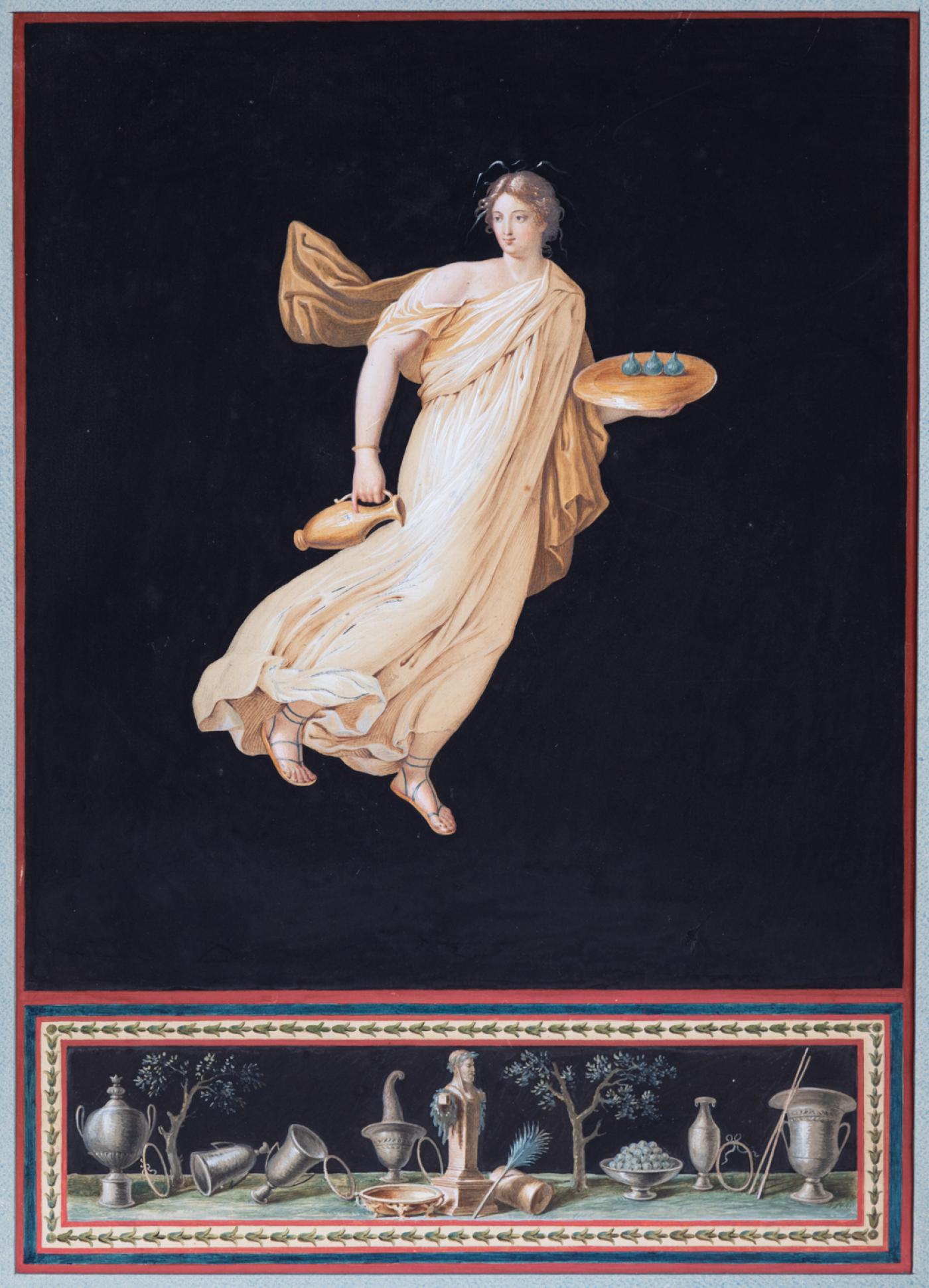 Michelangelo Maestri - Four Neoclassical paintings depicting ...