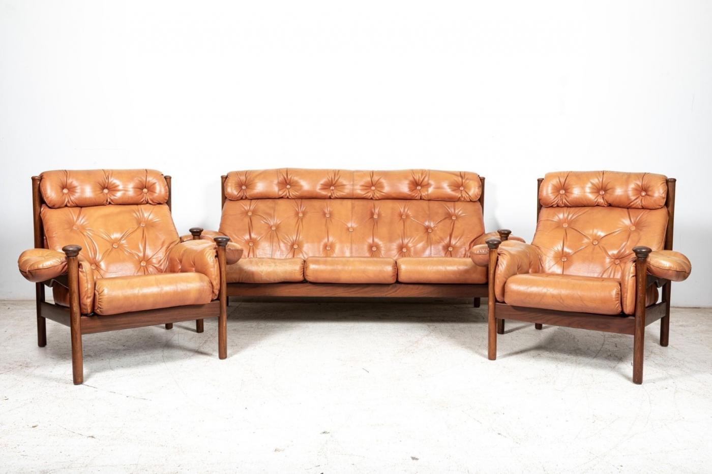 Mid 20thC Guy Rogers ‘Santa Fe’ Sofa Suite