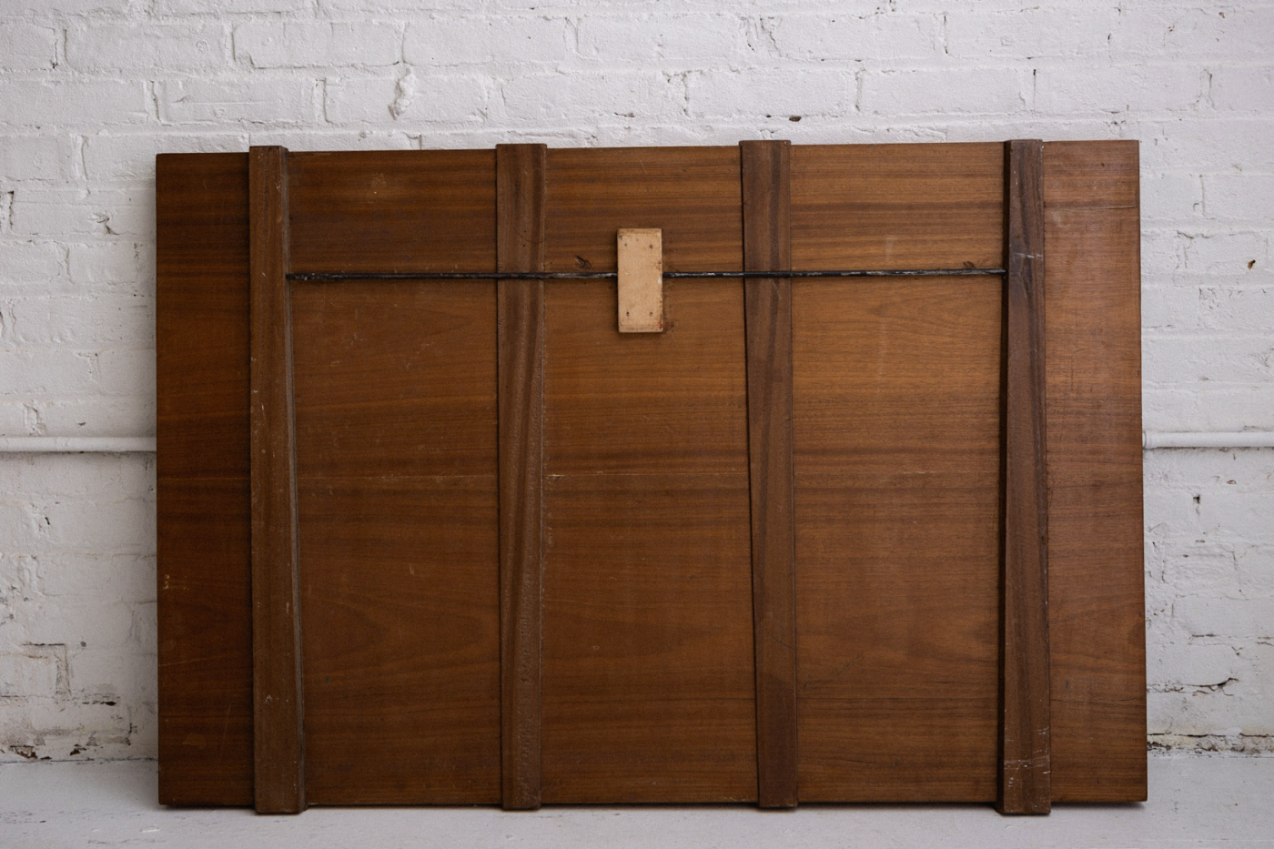 Mid Century Carved Wood Abstract Art Panel