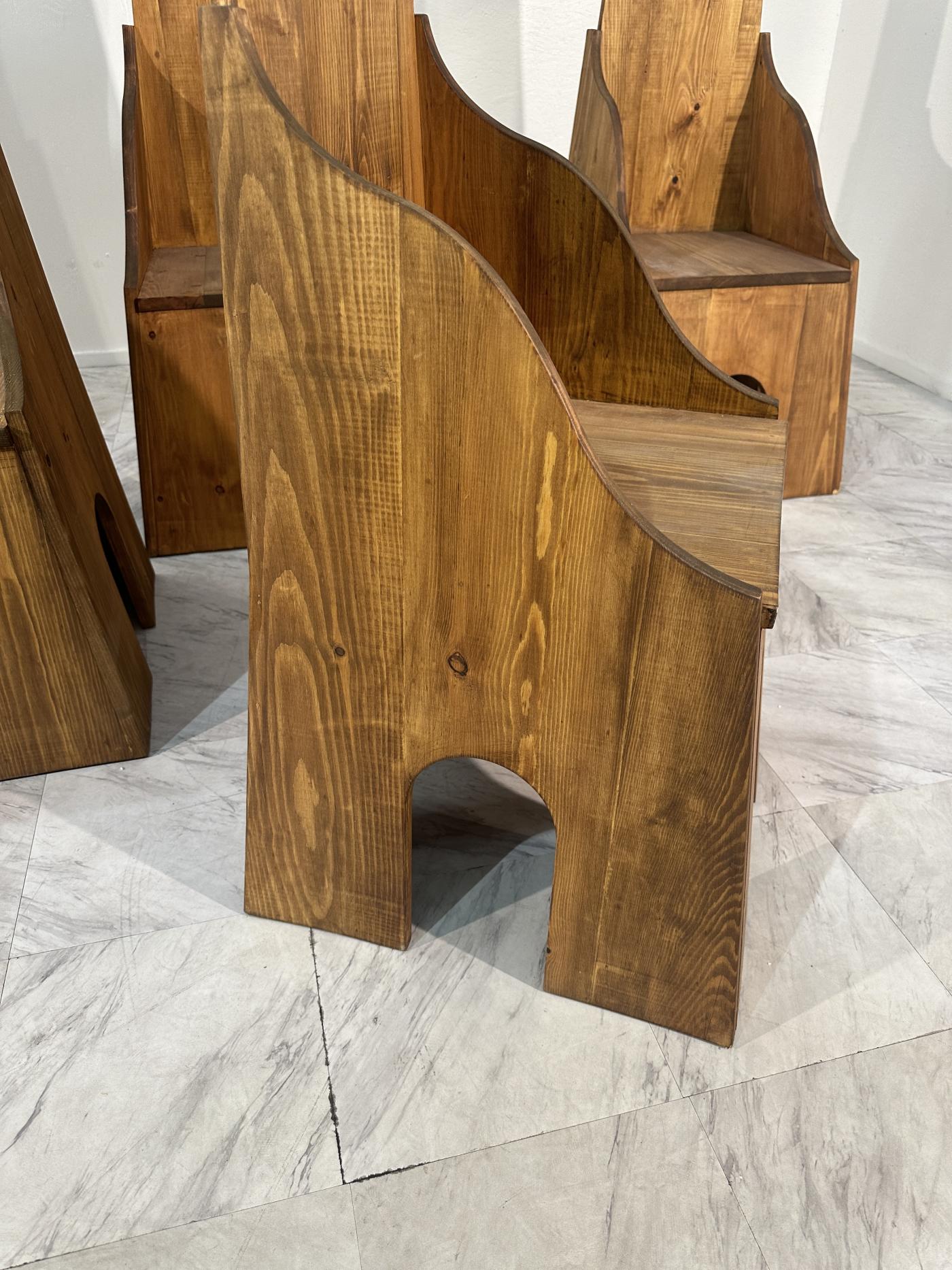Mario Ceroli - Mid Century Italian Mario Ceroli "Fratina" Chair, 1972 ...