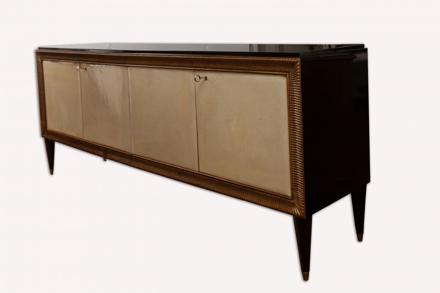 Mid Century Italian Parchment Sideboard