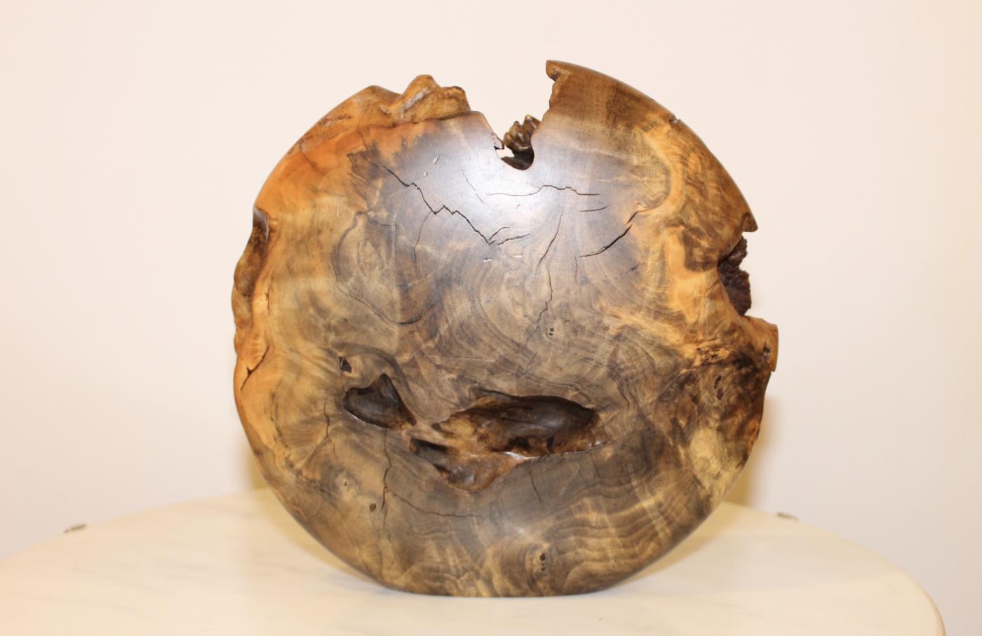 Mid-Century Modern Burl-wood Vase