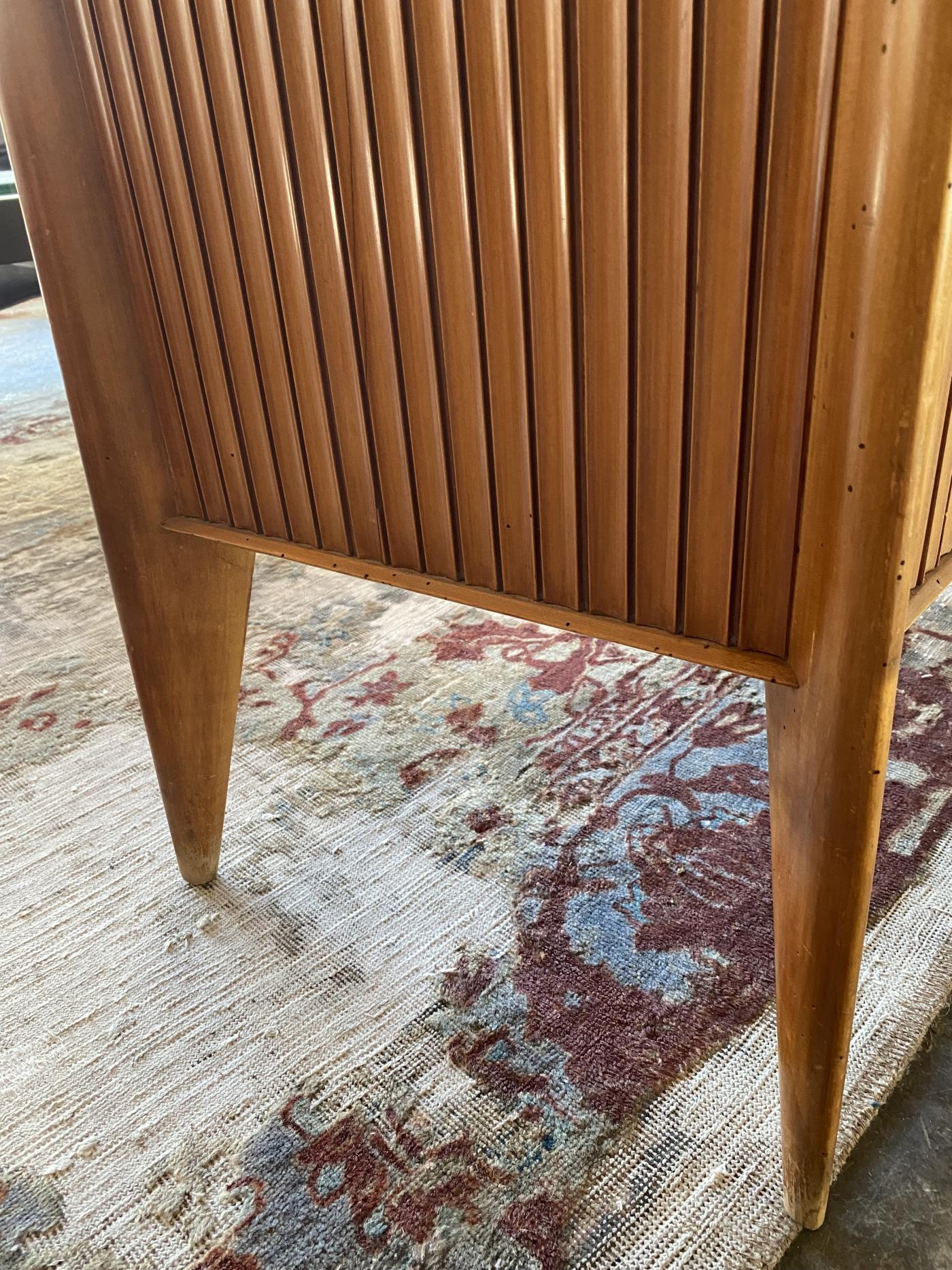 Mid-Century Modern Italian Rare Wood Bar 1950s