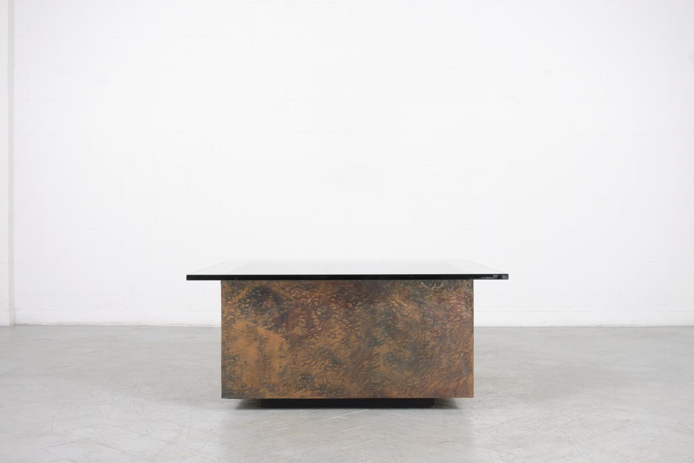 Mid-Century Parchment Coffee Table