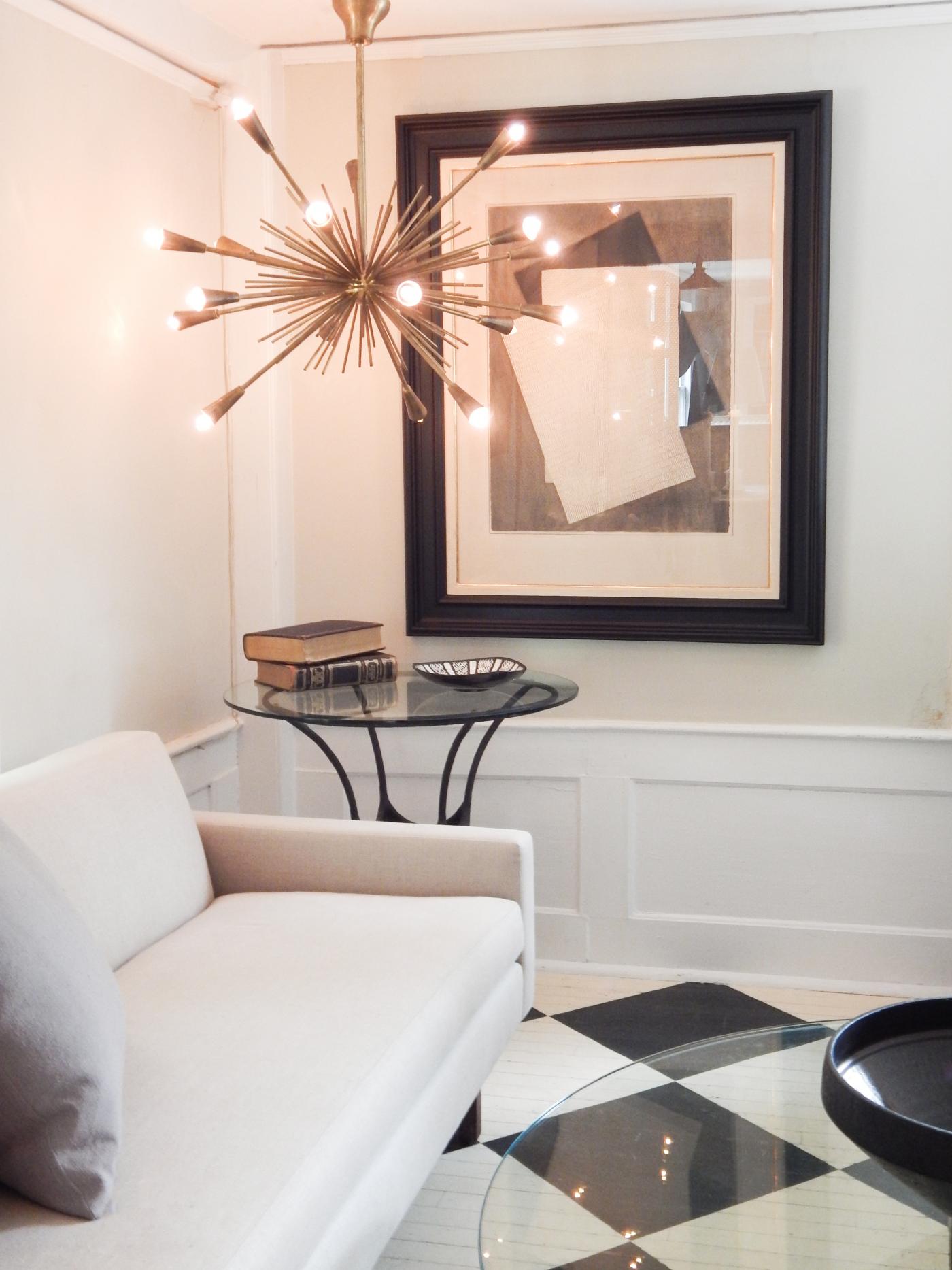 Mid Century Sputnik Style Chandelier