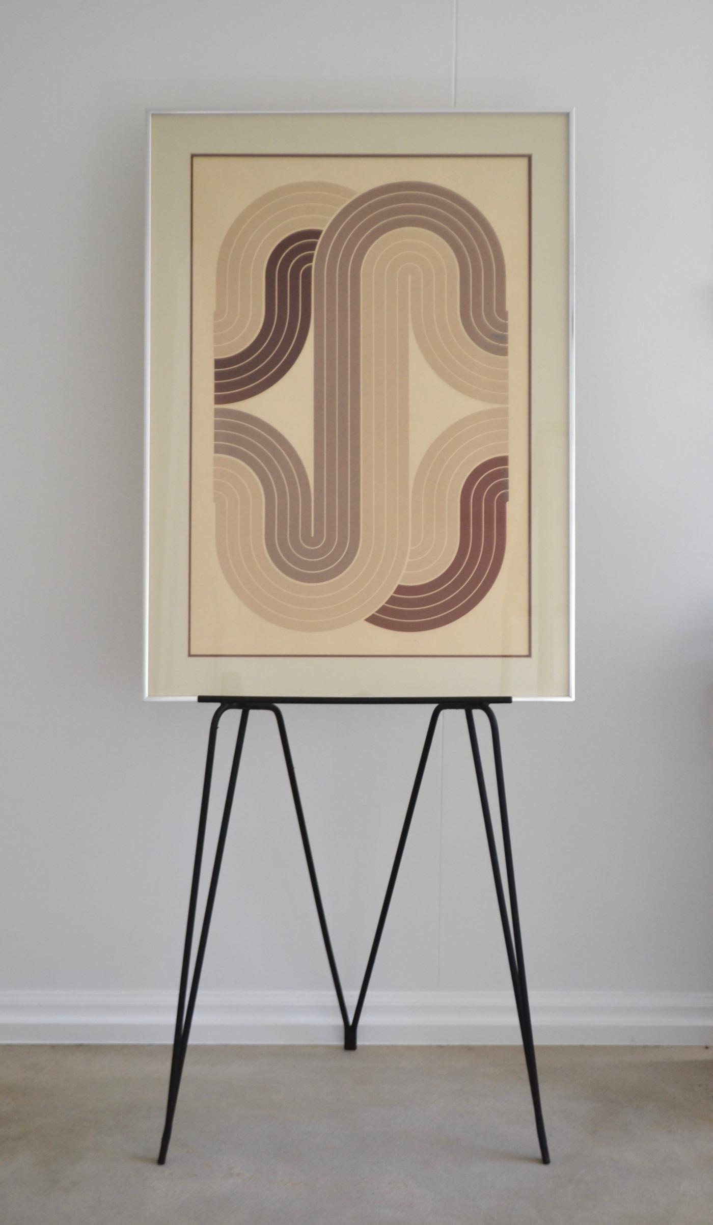 Mid-Century Wrought Iron Easel