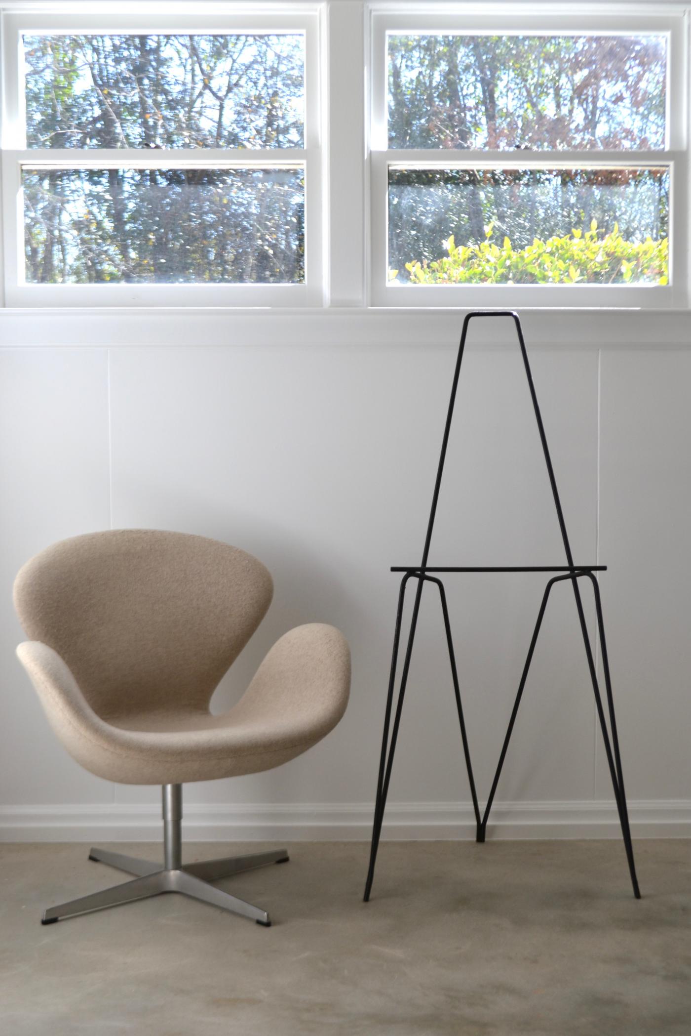 Mid-Century Wrought Iron Easel