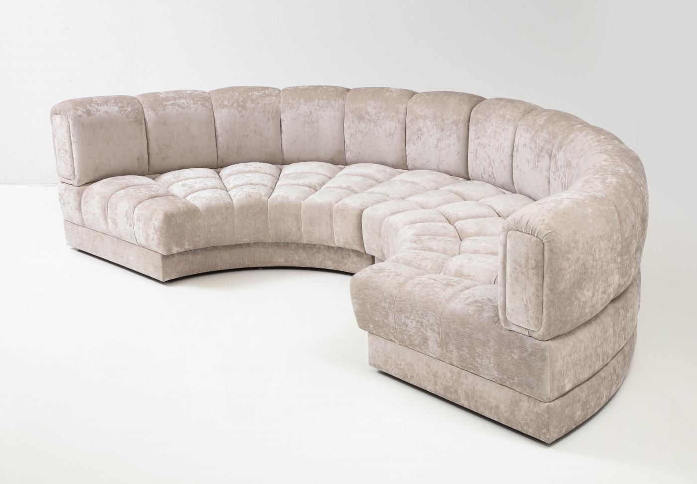 Milo Baughman - 1970's Milo Baughman Mid - Century Modern Curved ...