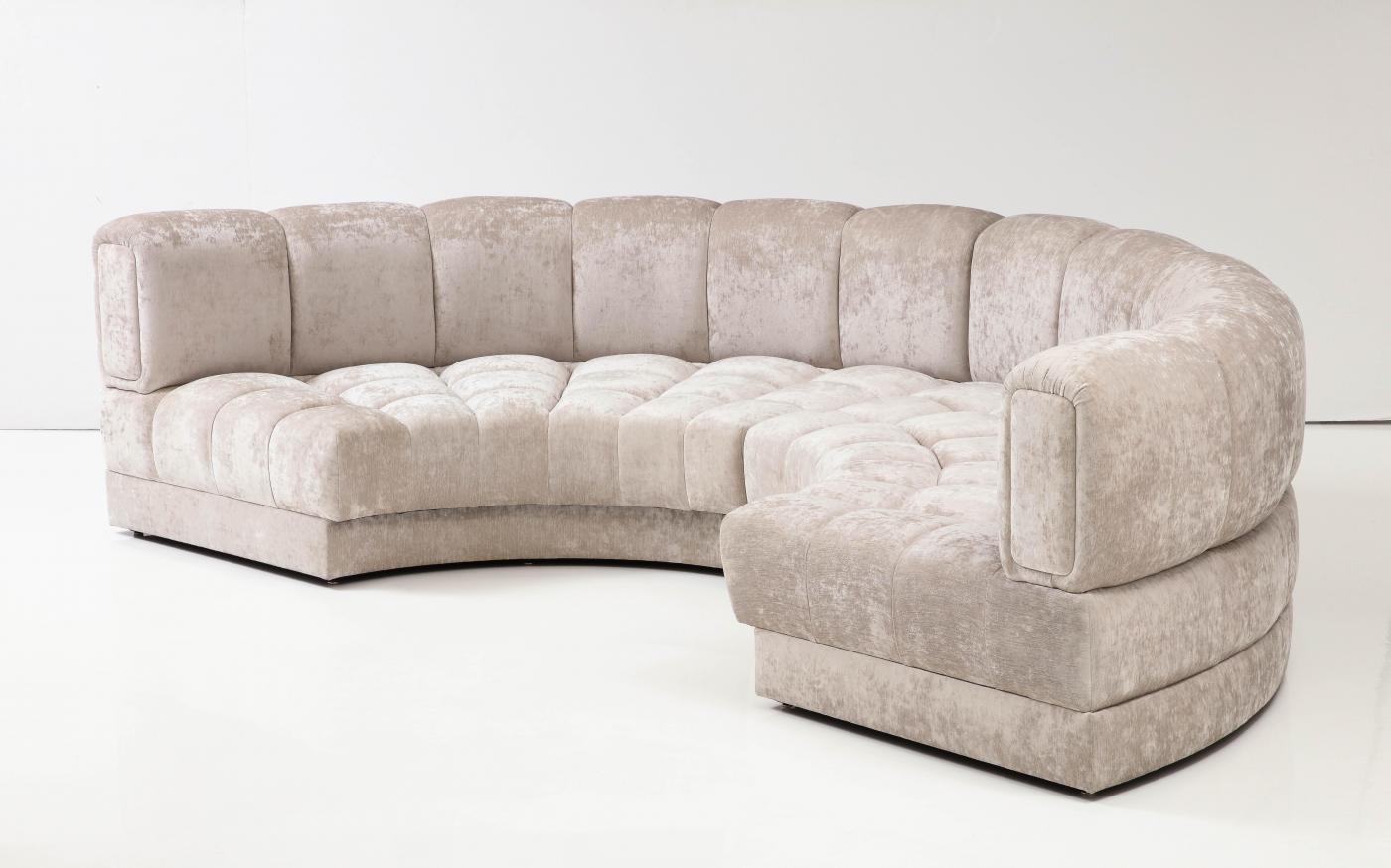 Milo Baughman - 1970's Milo Baughman Mid - Century Modern Curved ...