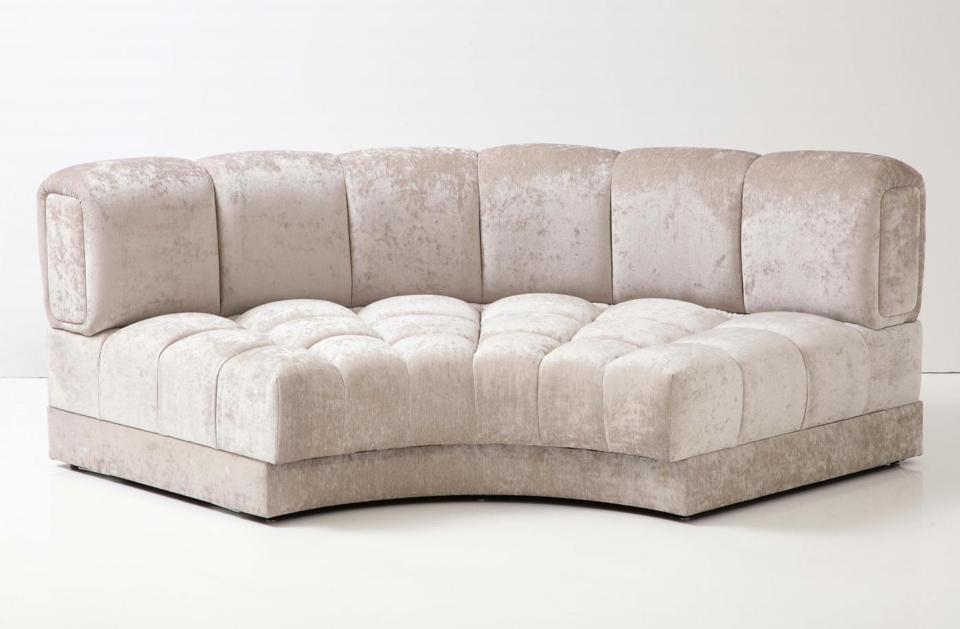 Milo Baughman - 1970's Milo Baughman Mid - Century Modern Curved ...
