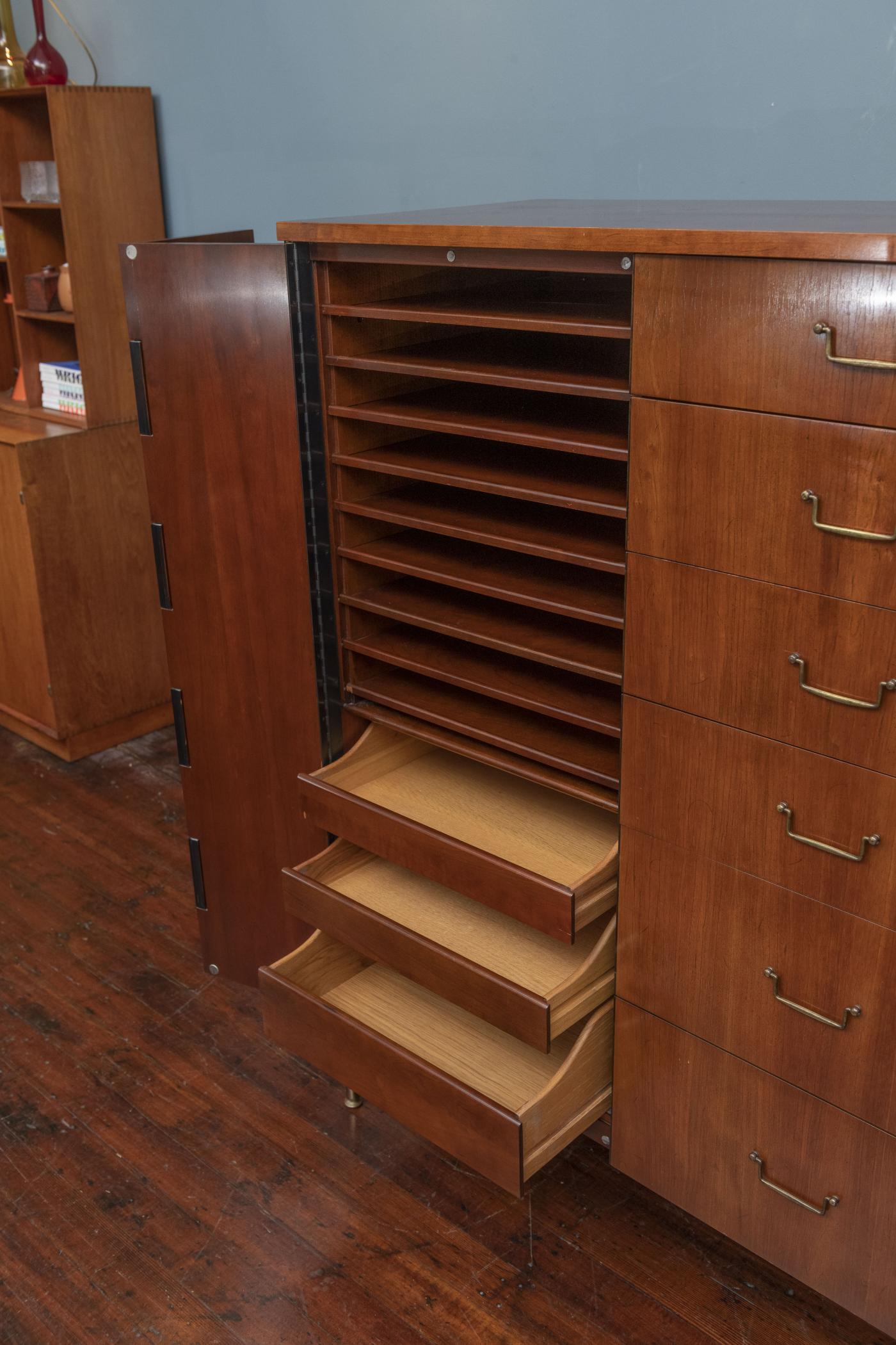 Milo Baughman - Milo Baughman Tall Chest or Cabinet for Directional