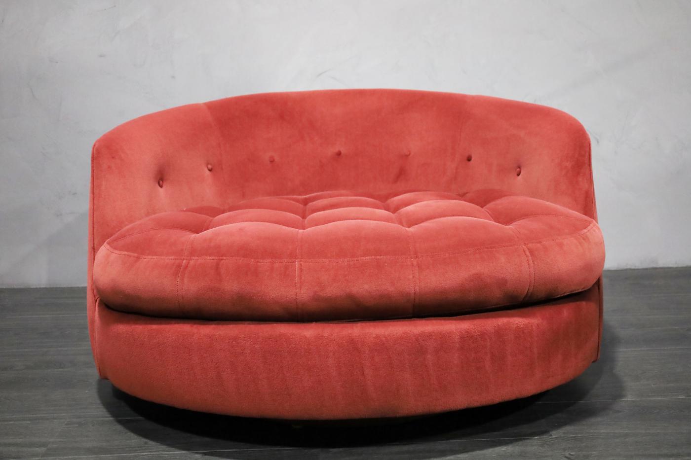 Milo Baughman - Milo Baughman for Thayer Coggin Large Swivel Tub Chair