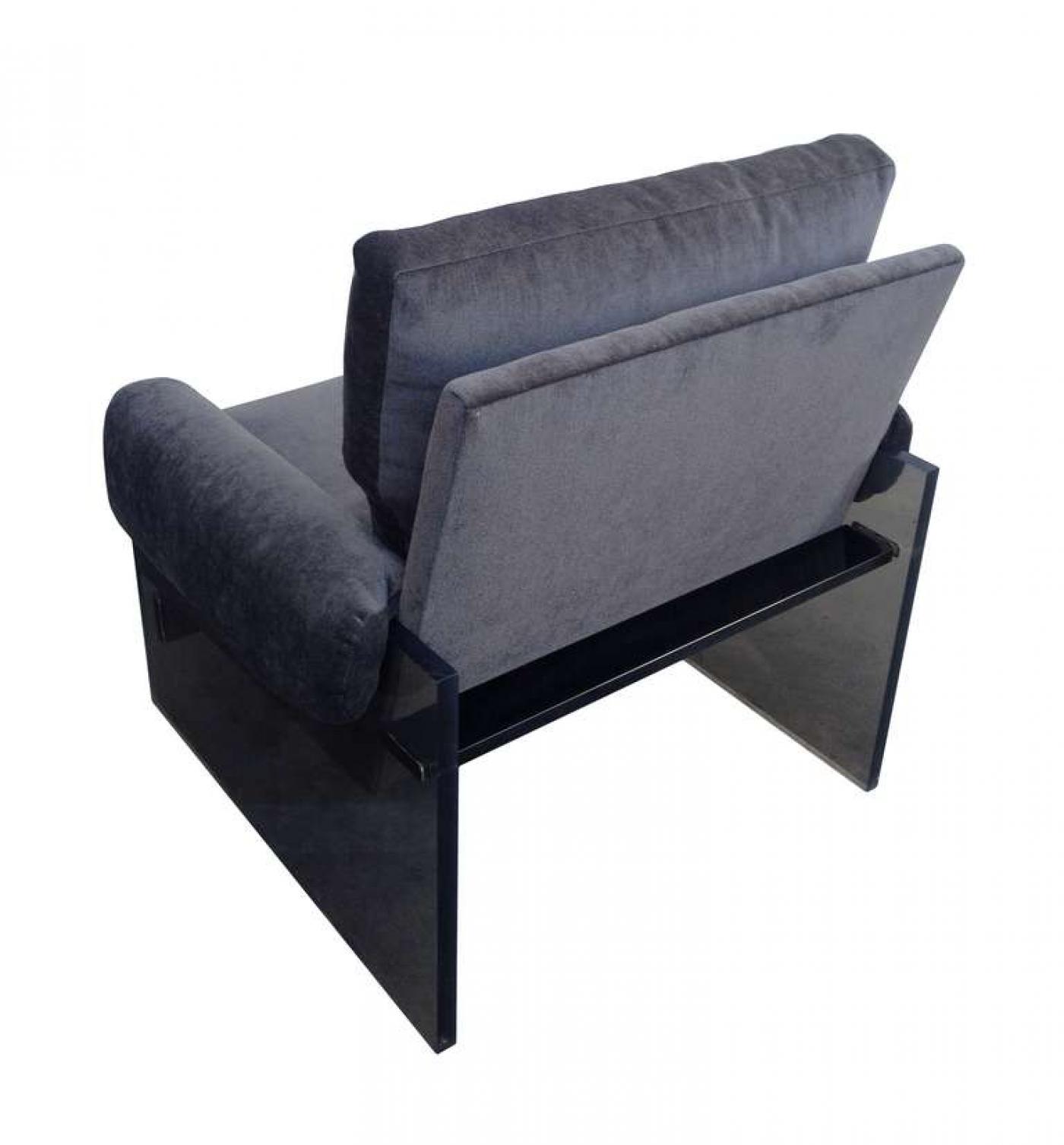 Milo Baughman - Rare Milo Baughman Lucite Armchair, "The Environment ...