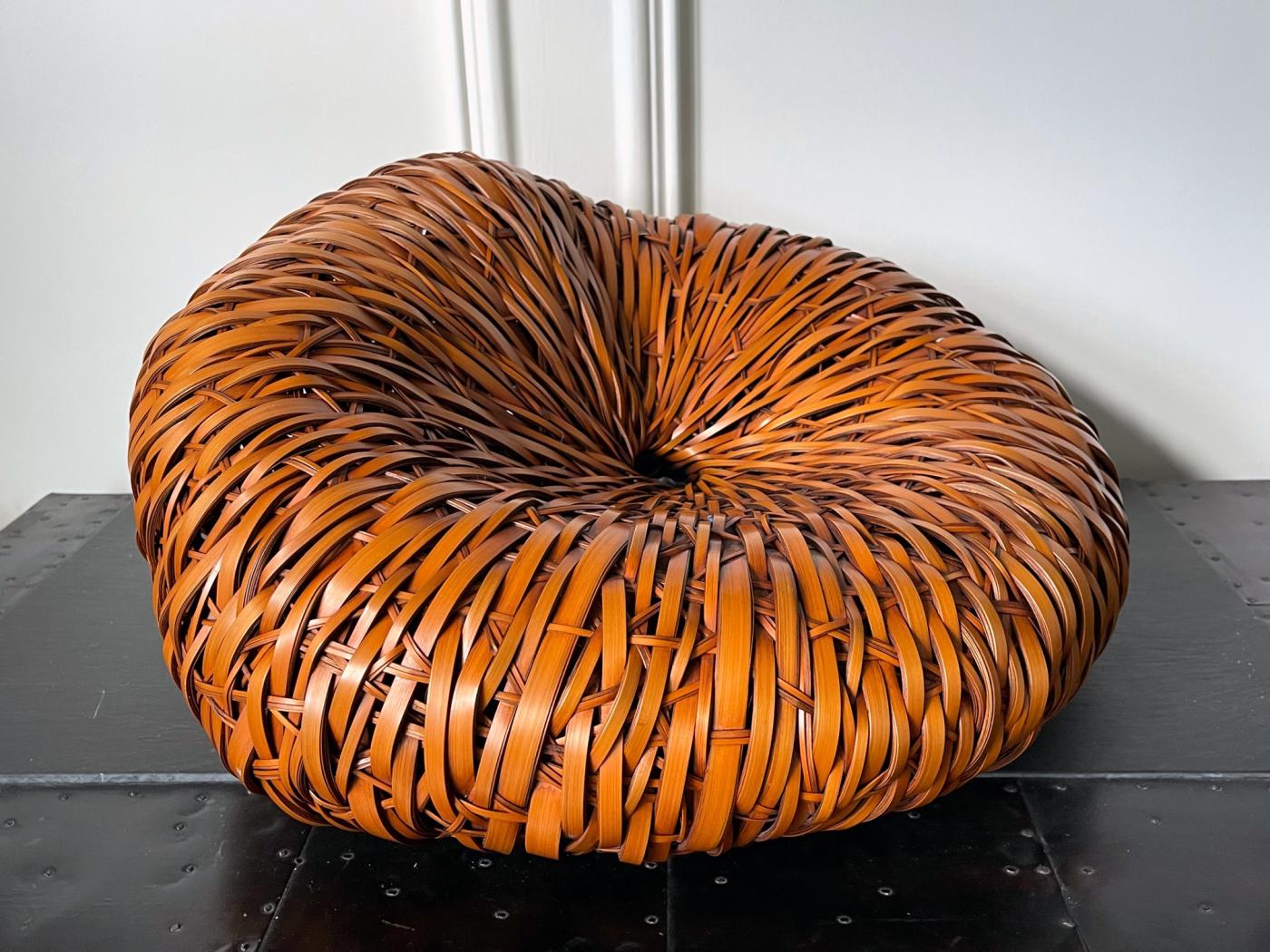 Mimura Chikuho - Large Contemporary Japanese Woven Bamboo Sculpture ...