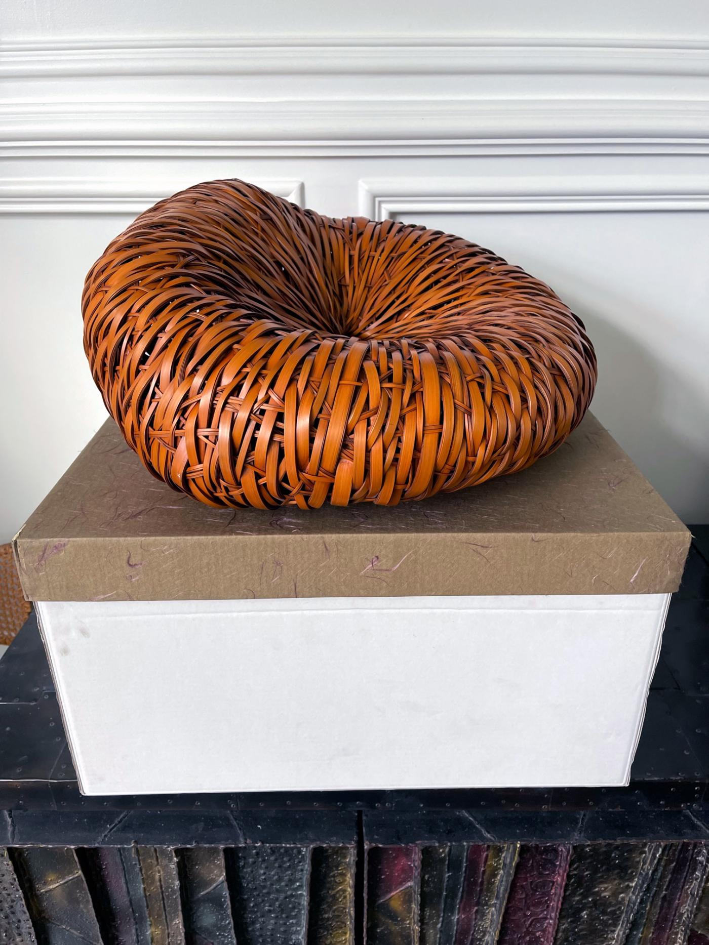 Mimura Chikuho - Large Contemporary Japanese Woven Bamboo Sculpture ...