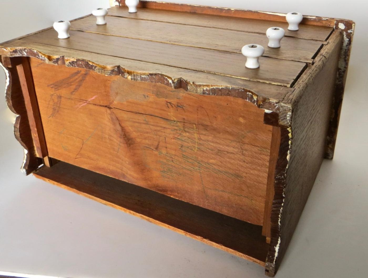 Miniature Salesman’s Sample Victorian Bureau Chest. American, Circa 1890