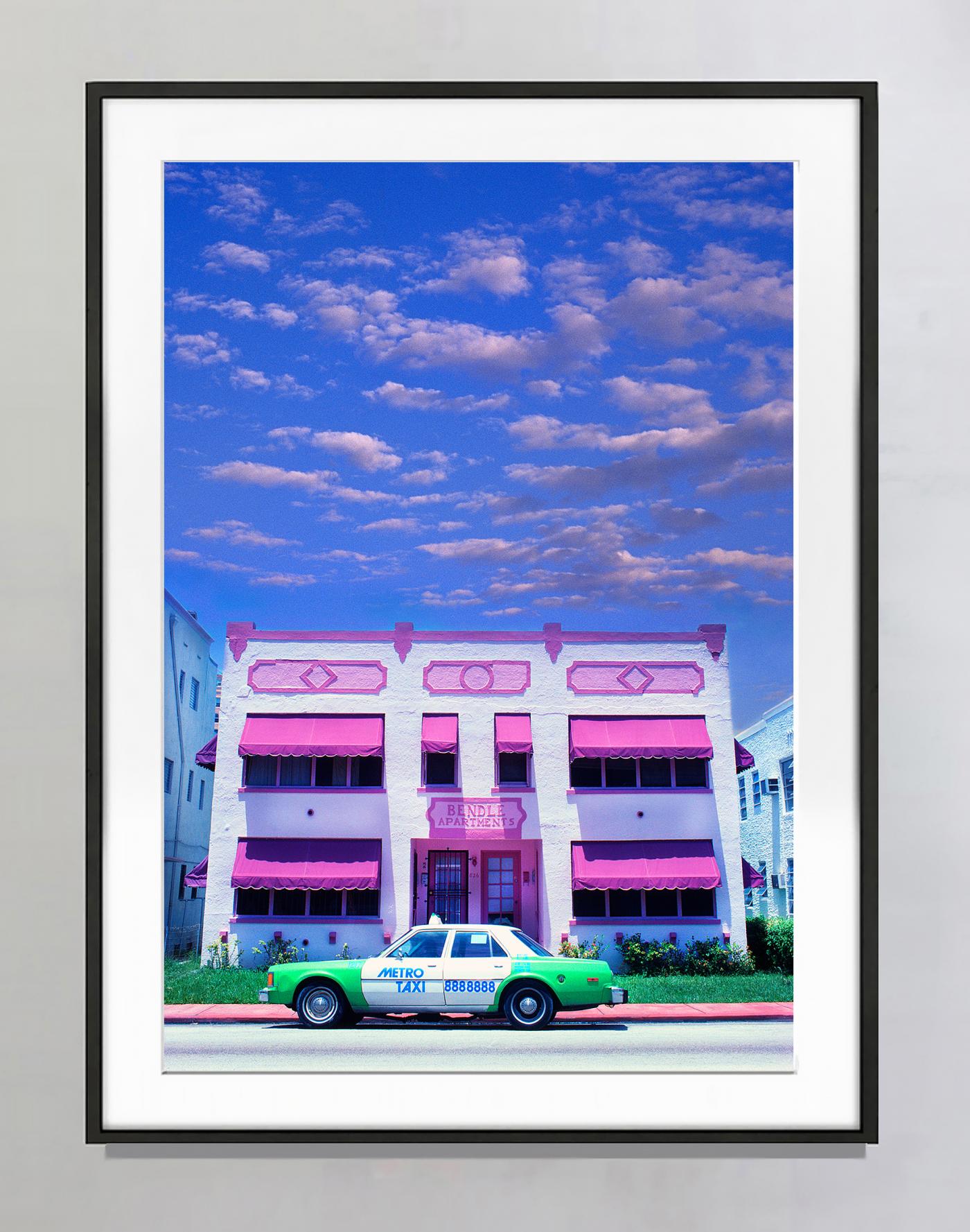 Mitchell Funk - Art Deco District Miami Beach in the 80's, Pinks and Blues