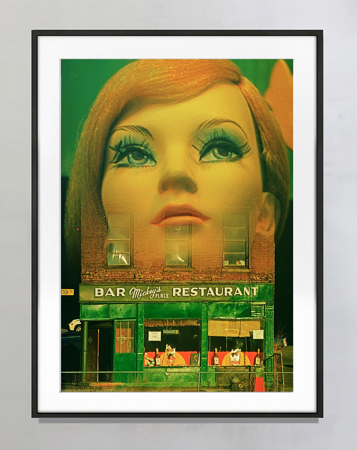 Mitchell Funk - Two Facades - Old New York Bar with Surreal Mid-Century ...
