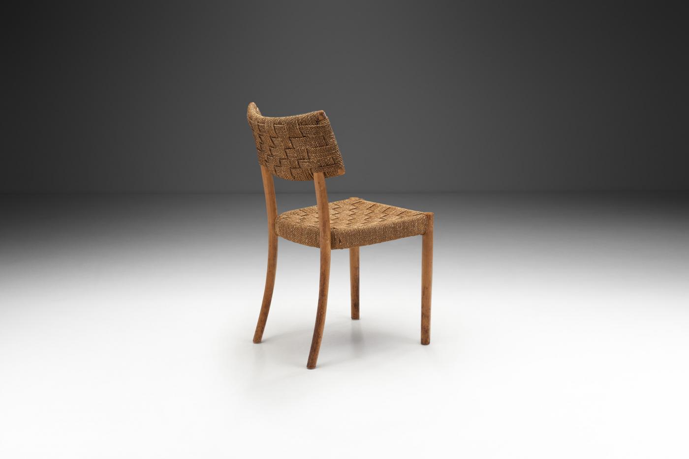 "Model 1462" Dining Chair by Karl Schrøder for Fritz Hansen, Denmark 1930s