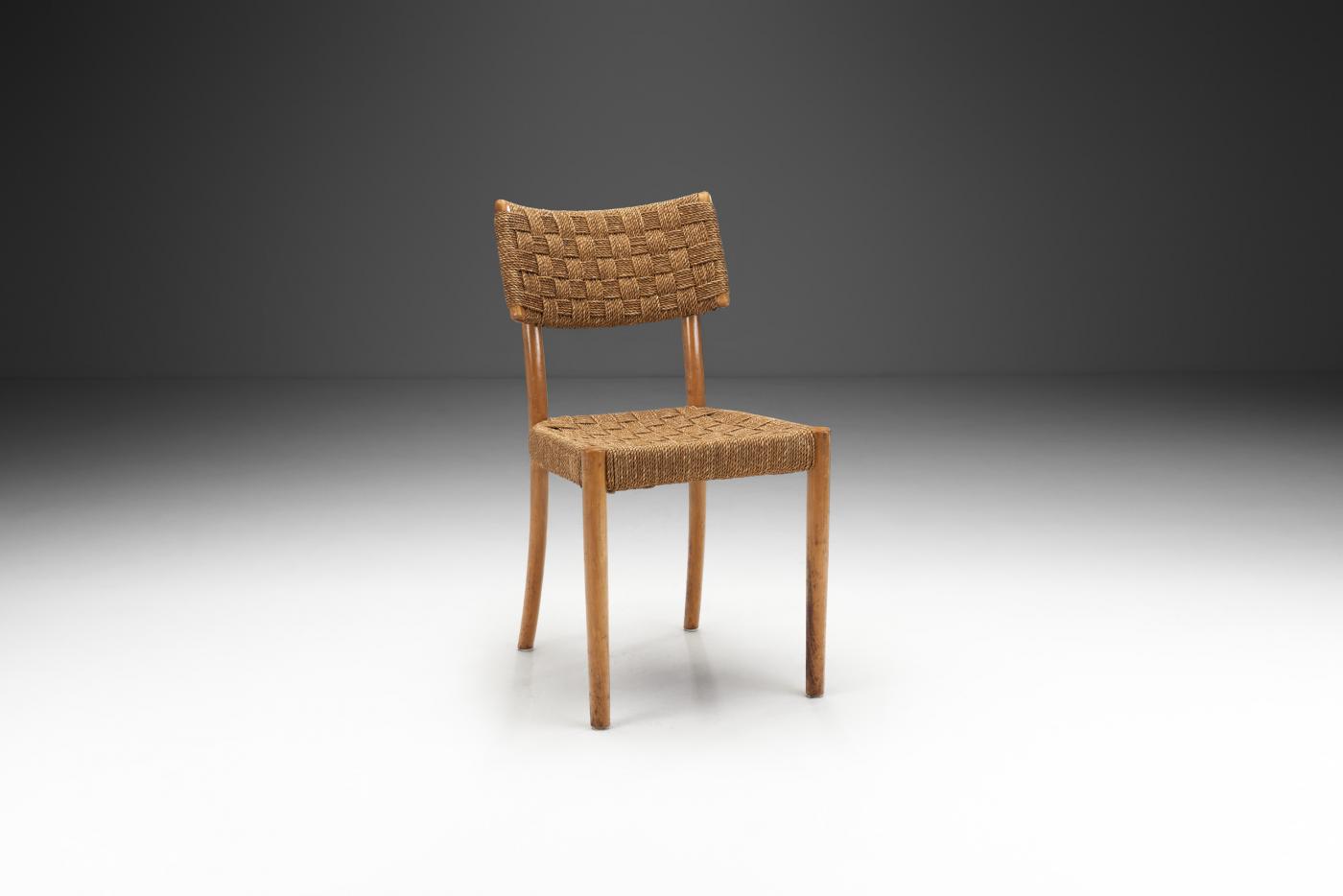 "Model 1462" Dining Chair by Karl Schrøder for Fritz Hansen, Denmark 1930s