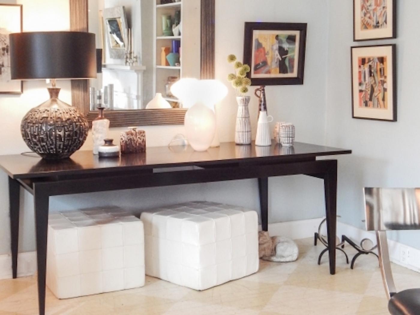 Modern Floating Top Dining Table