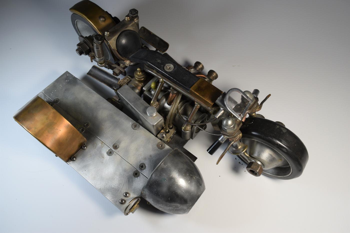 Harley Davidson - Motorcycle One of a Kind Machine Age Sculpture by ...