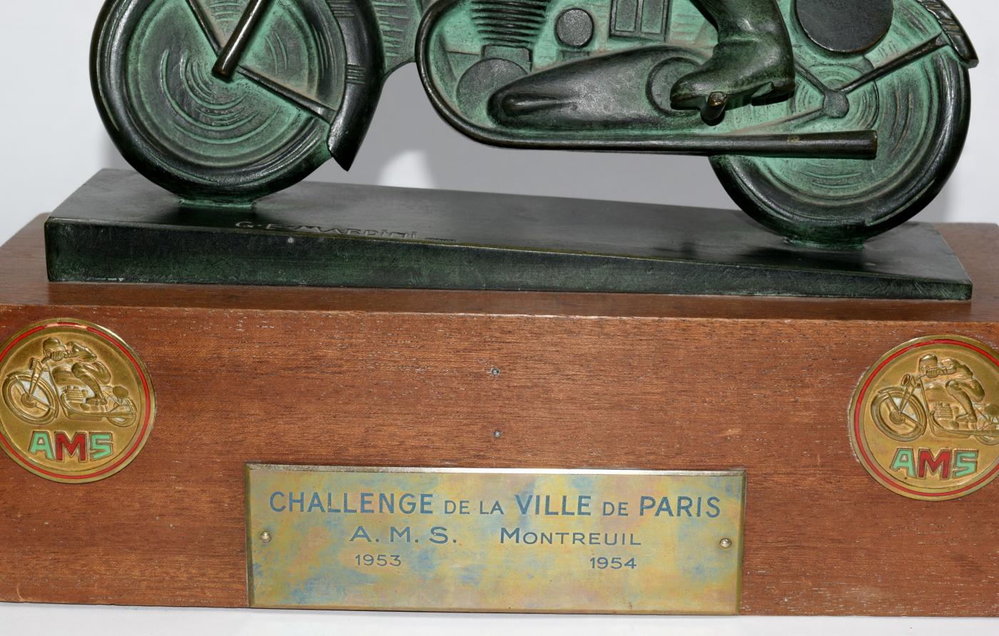 Harley Davidson - Motorcycle Racing Trophy Paris France