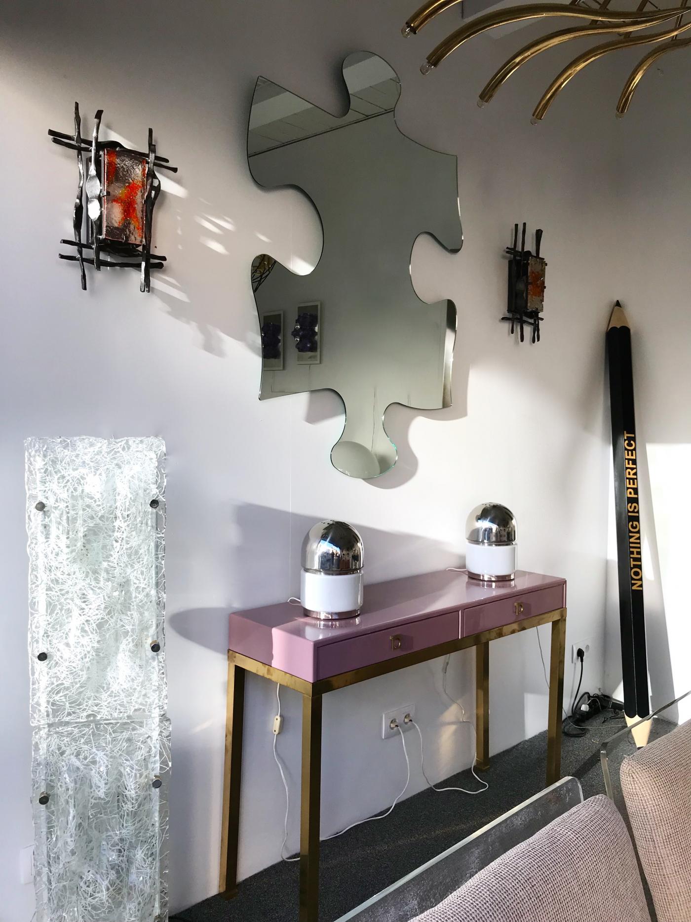 Nanda Vigo - Mirror Puzzle by Nanda Vigo. Italy, 1990s