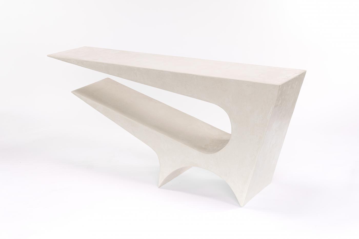 Neal Aronowitz - Star Axis Console in Polished Concrete by Neal Aronowitz